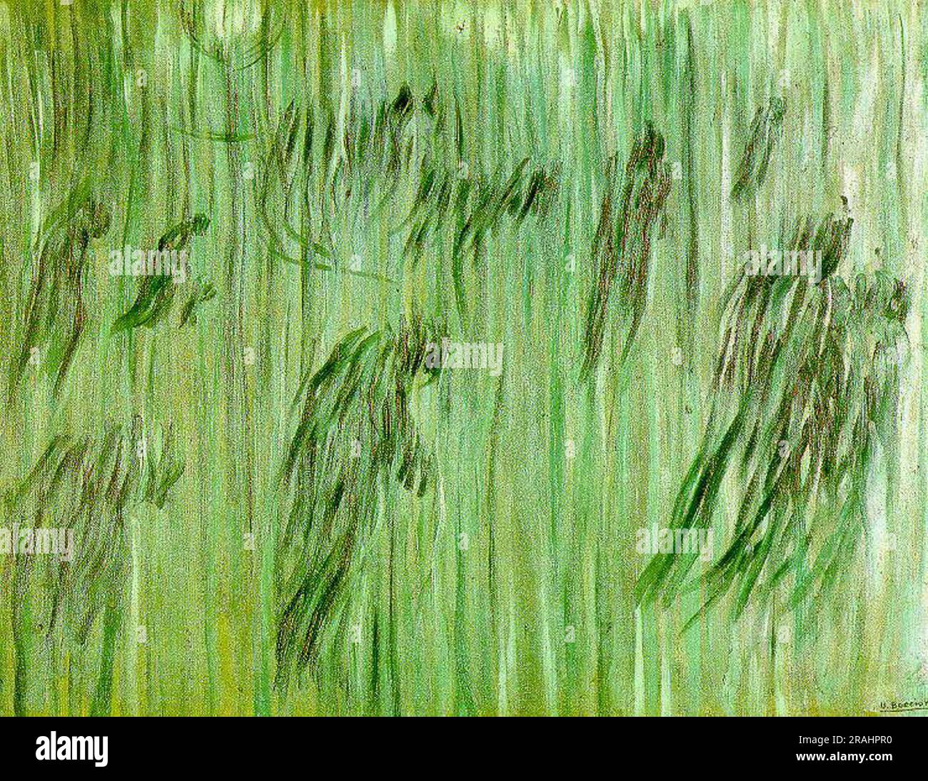 States Of Mind (Study): Those Who Stay 1911; Milan, Italy by Umberto ...