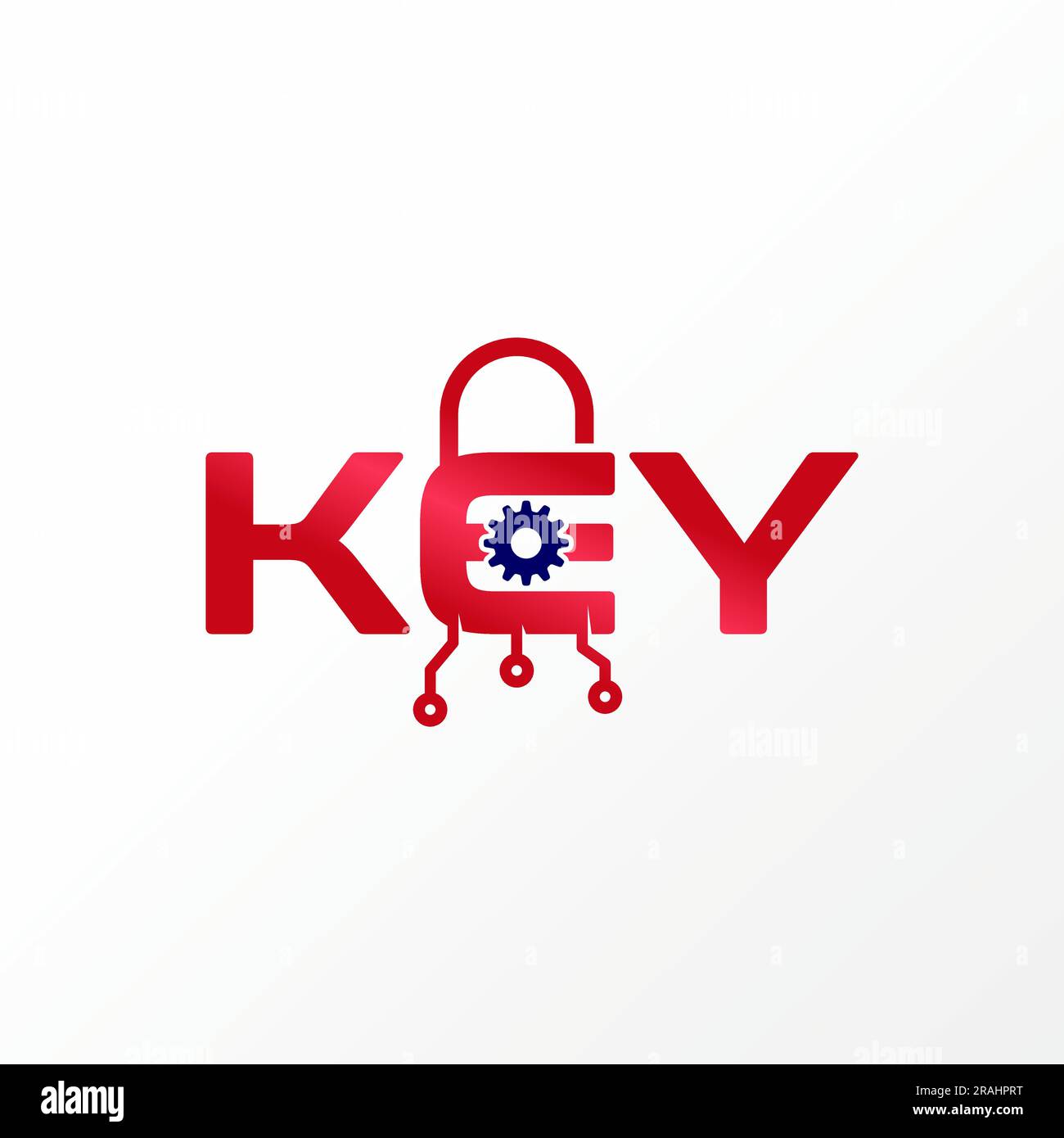 Logo Design Graphic Concept Creative Abstract Premium Free Vector Stock Letter Word Key Font