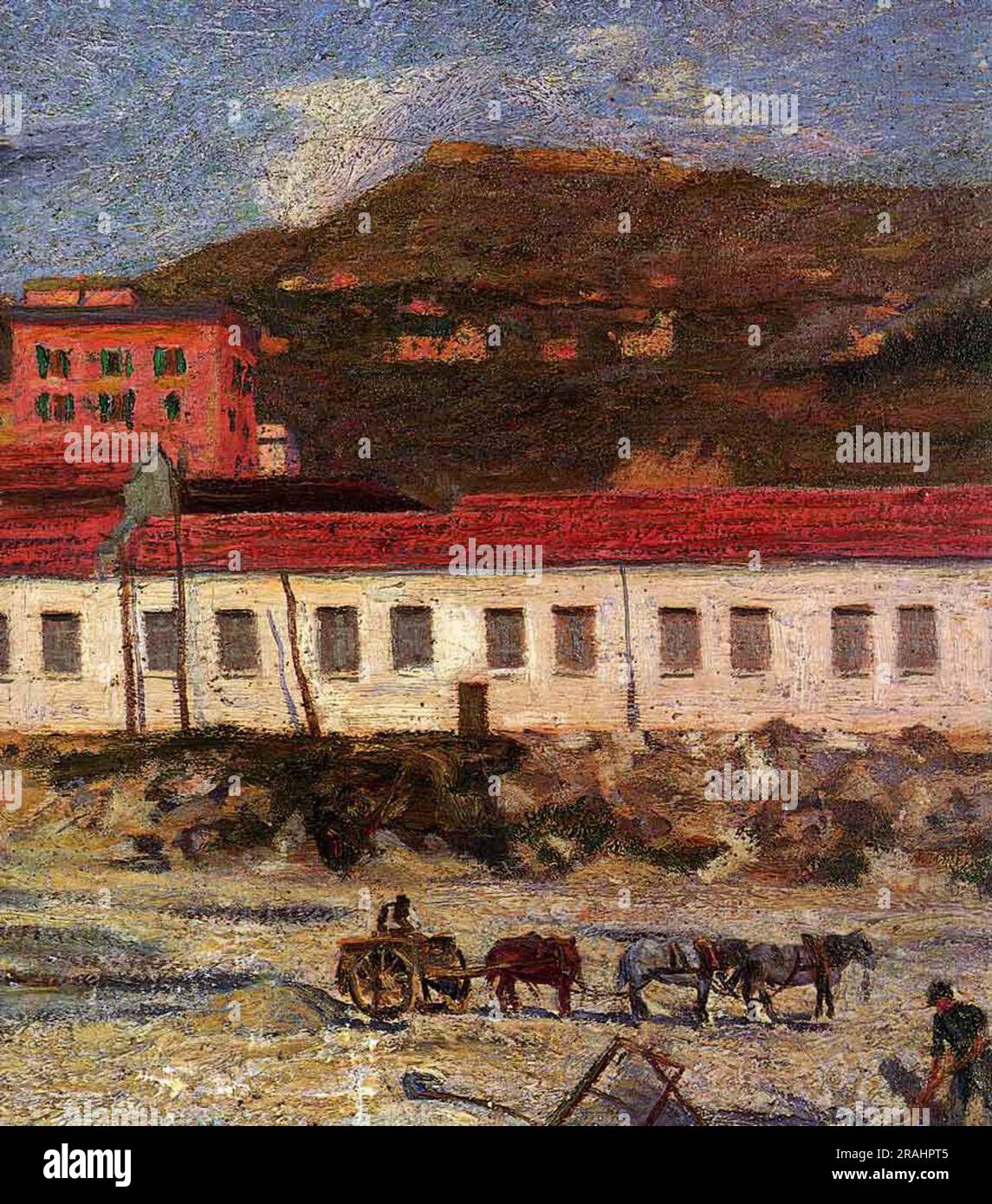 Factory Foltzer 1909; Milan, Italy by Umberto Boccioni Stock Photo - Alamy