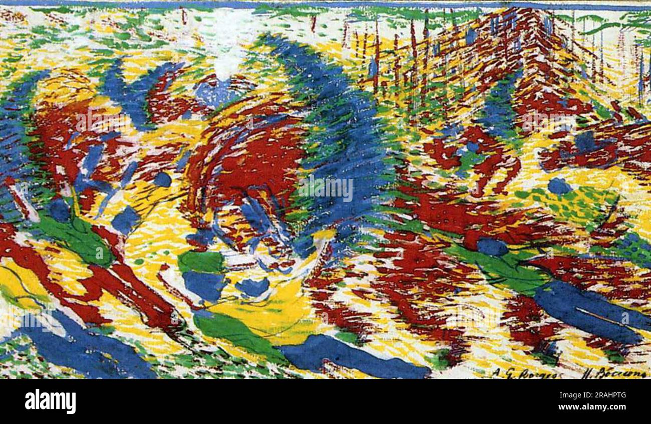 The city rises by umberto boccioni hi-res stock photography and images ...