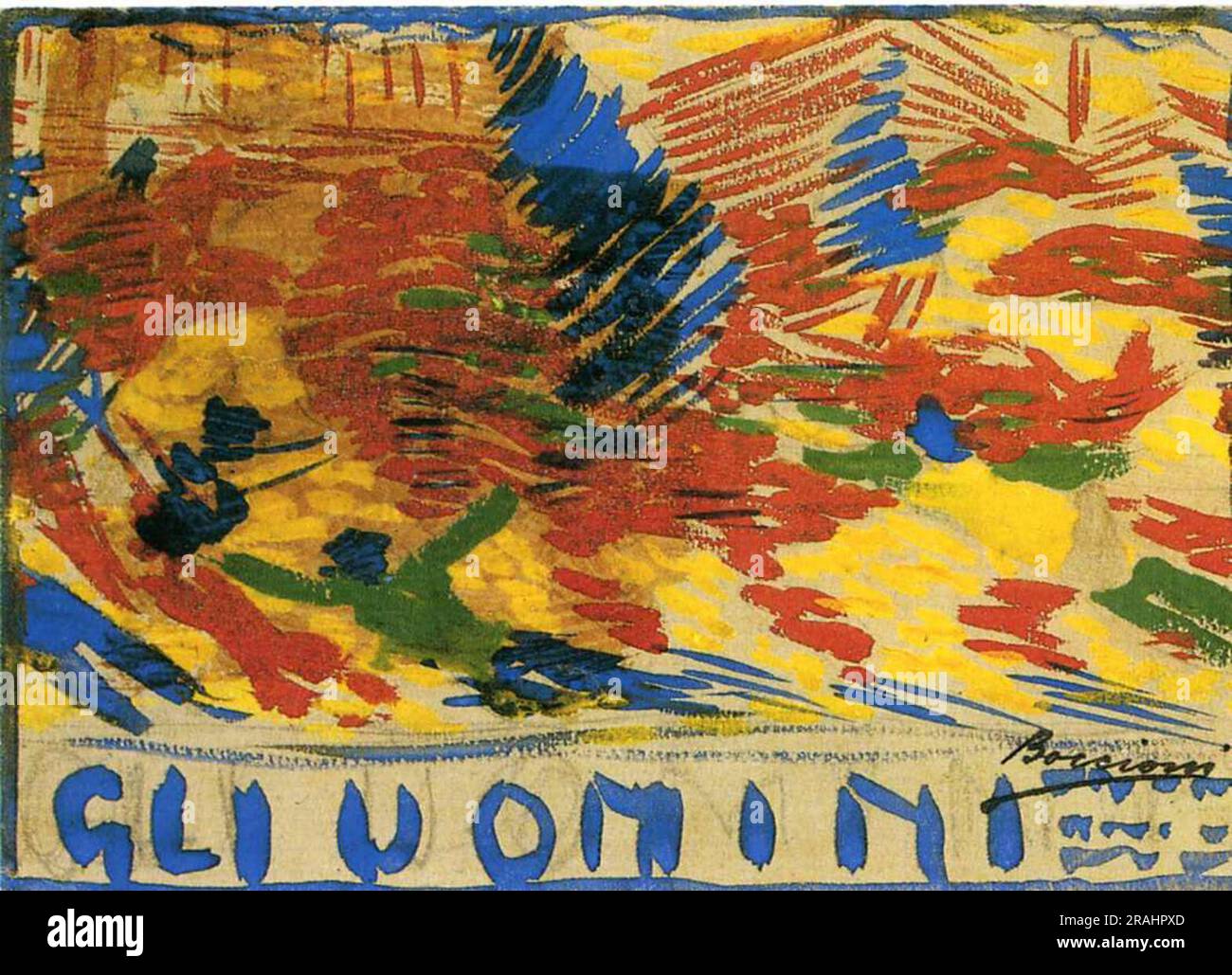 Umberto boccioni city rises hi-res stock photography and images - Alamy