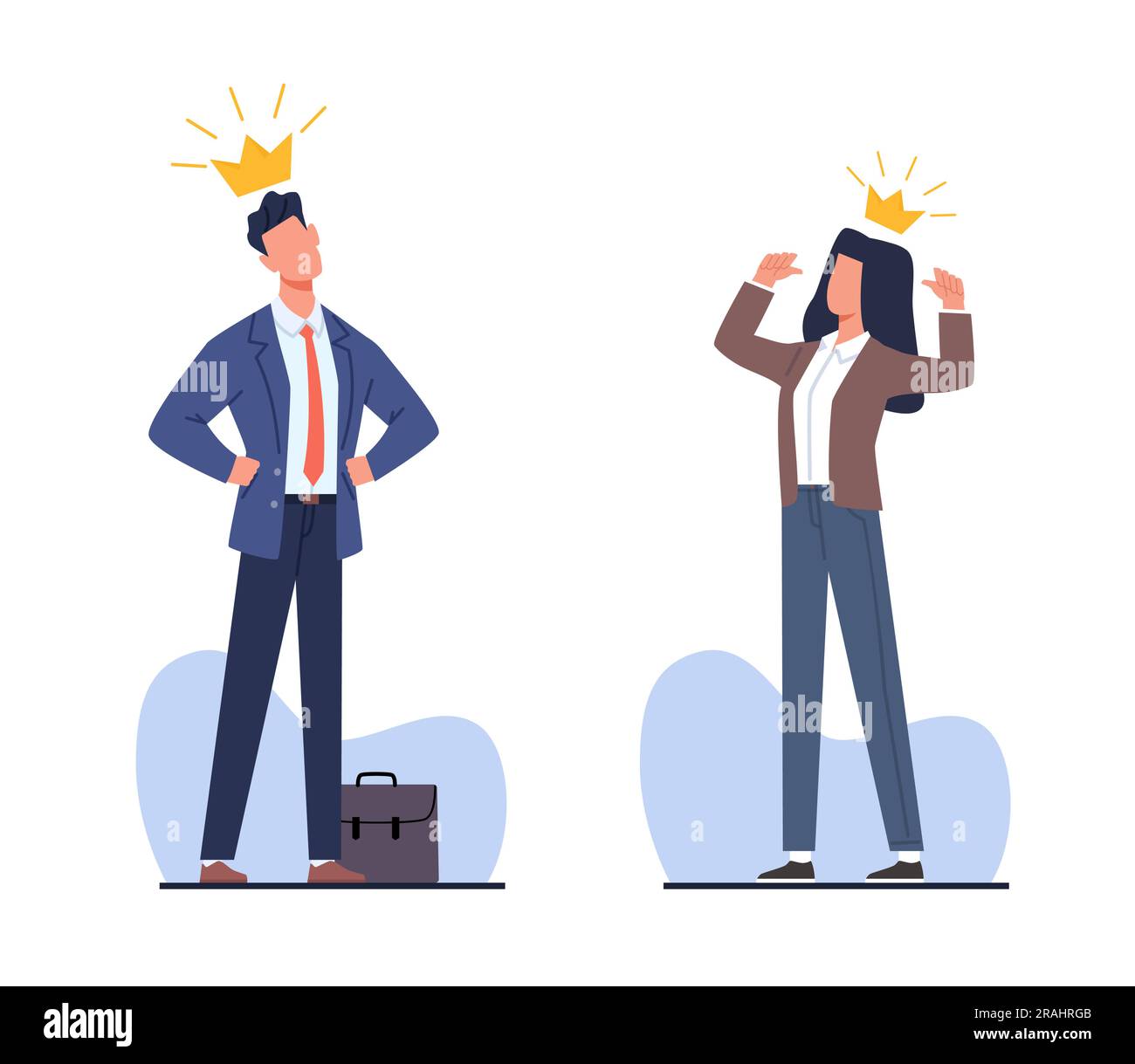 Cartoon proud man hi-res stock photography and images - Alamy