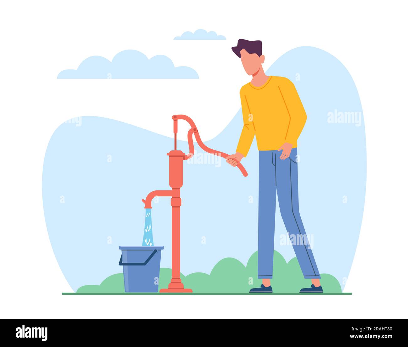 Water standpipe Stock Vector Images - Alamy