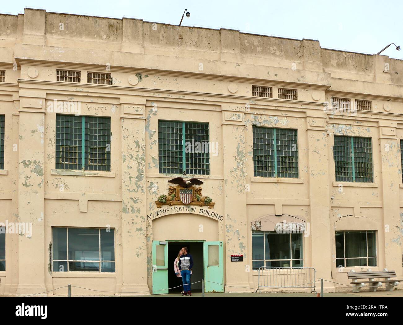 American flag crest modified to say Free with a bald headed eagle over ...