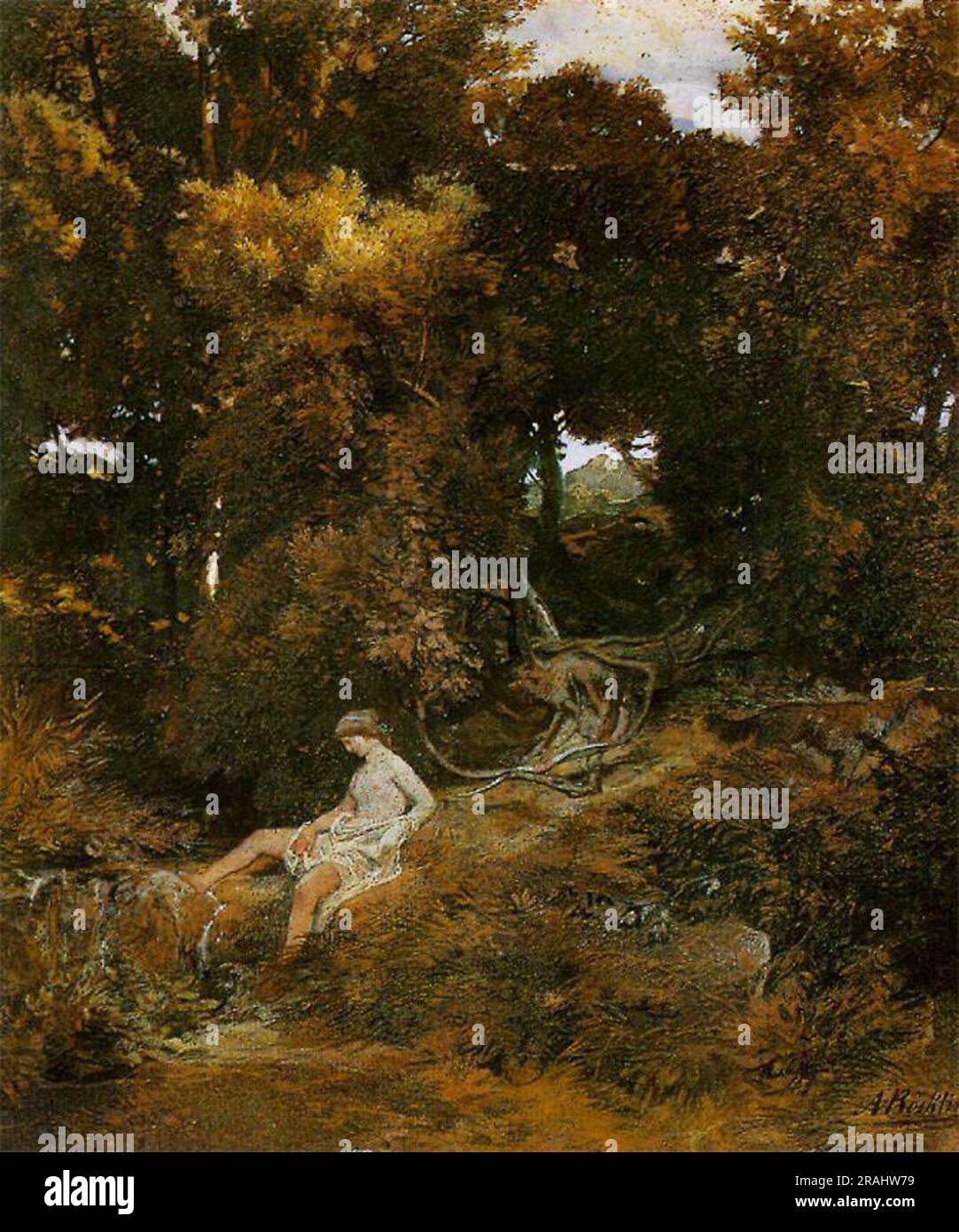 Nymph symbolism hi-res stock photography and images - Alamy