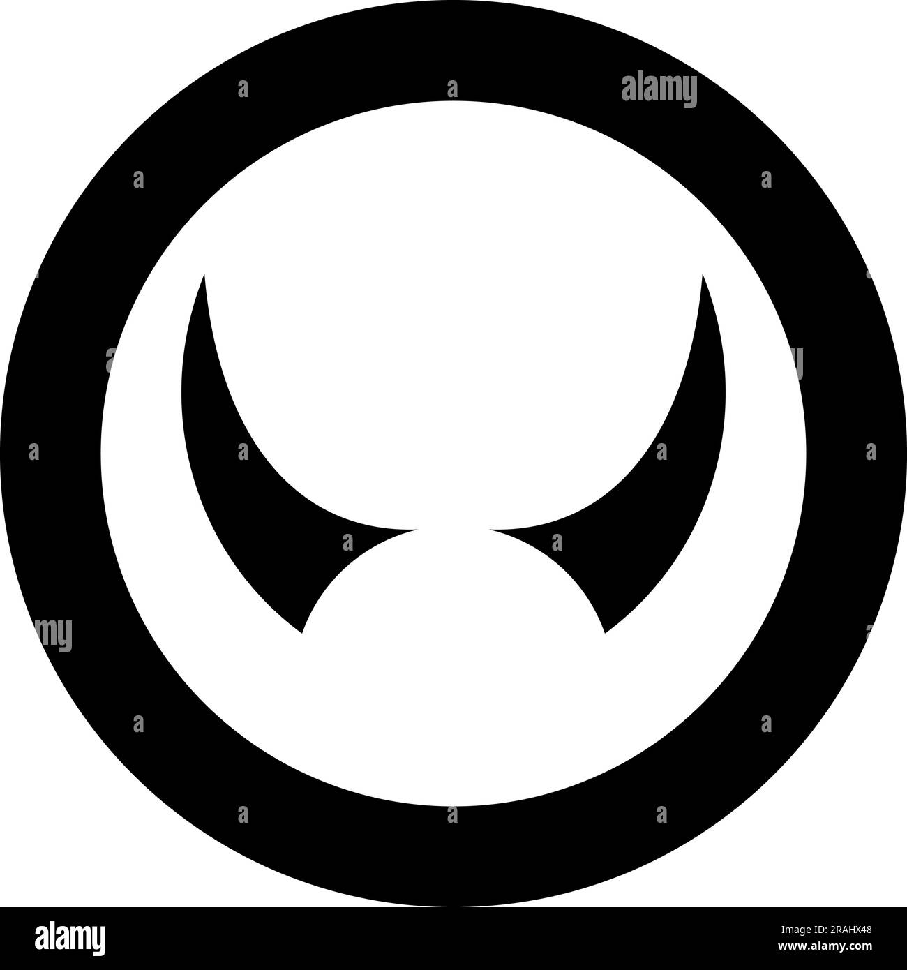 Horn of devil horns monster from hell Halloween carnival concept demon ...