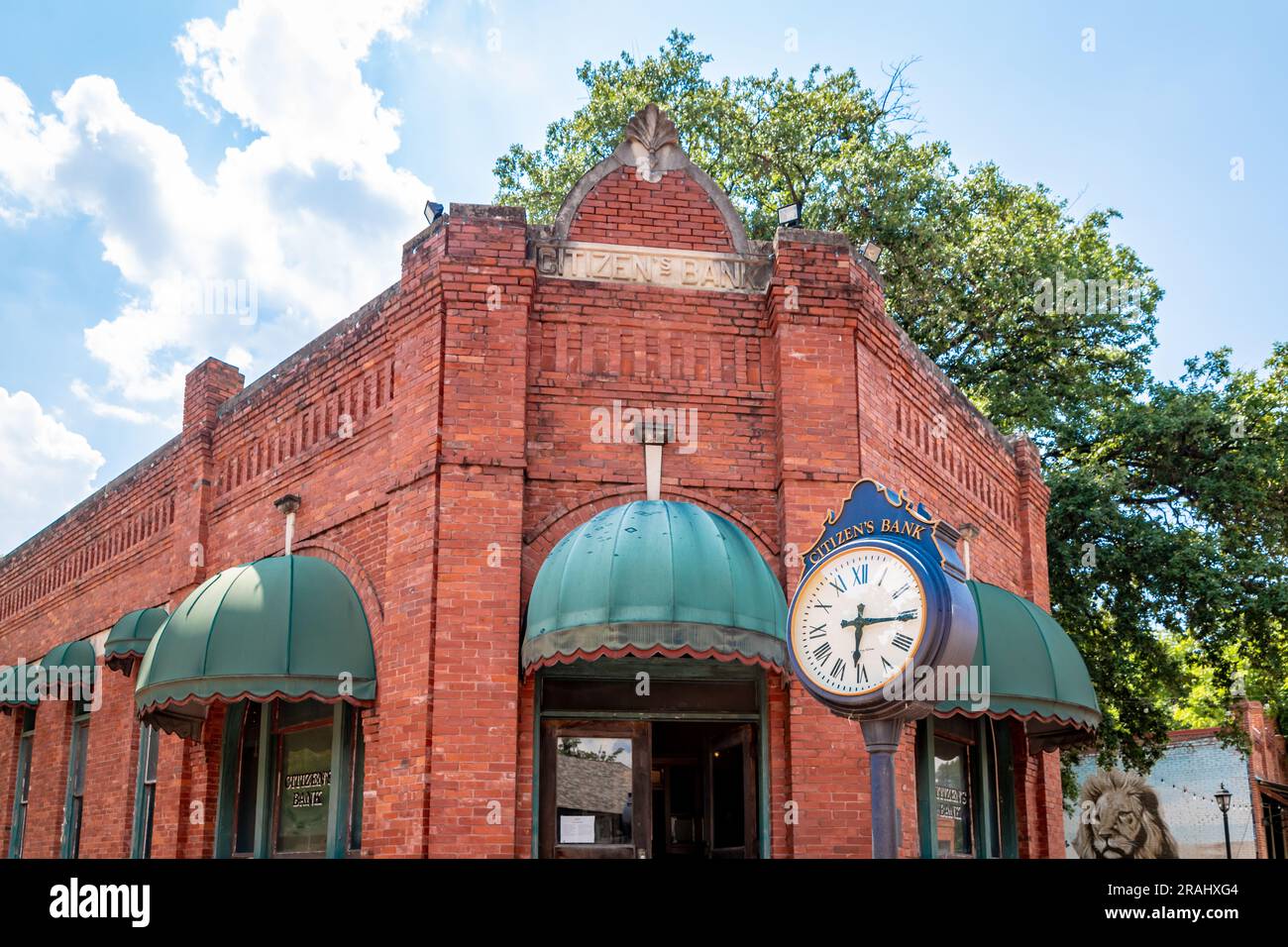 Dallas, TX, USA. 2 June 2023. Old City Park living history with 19th ...