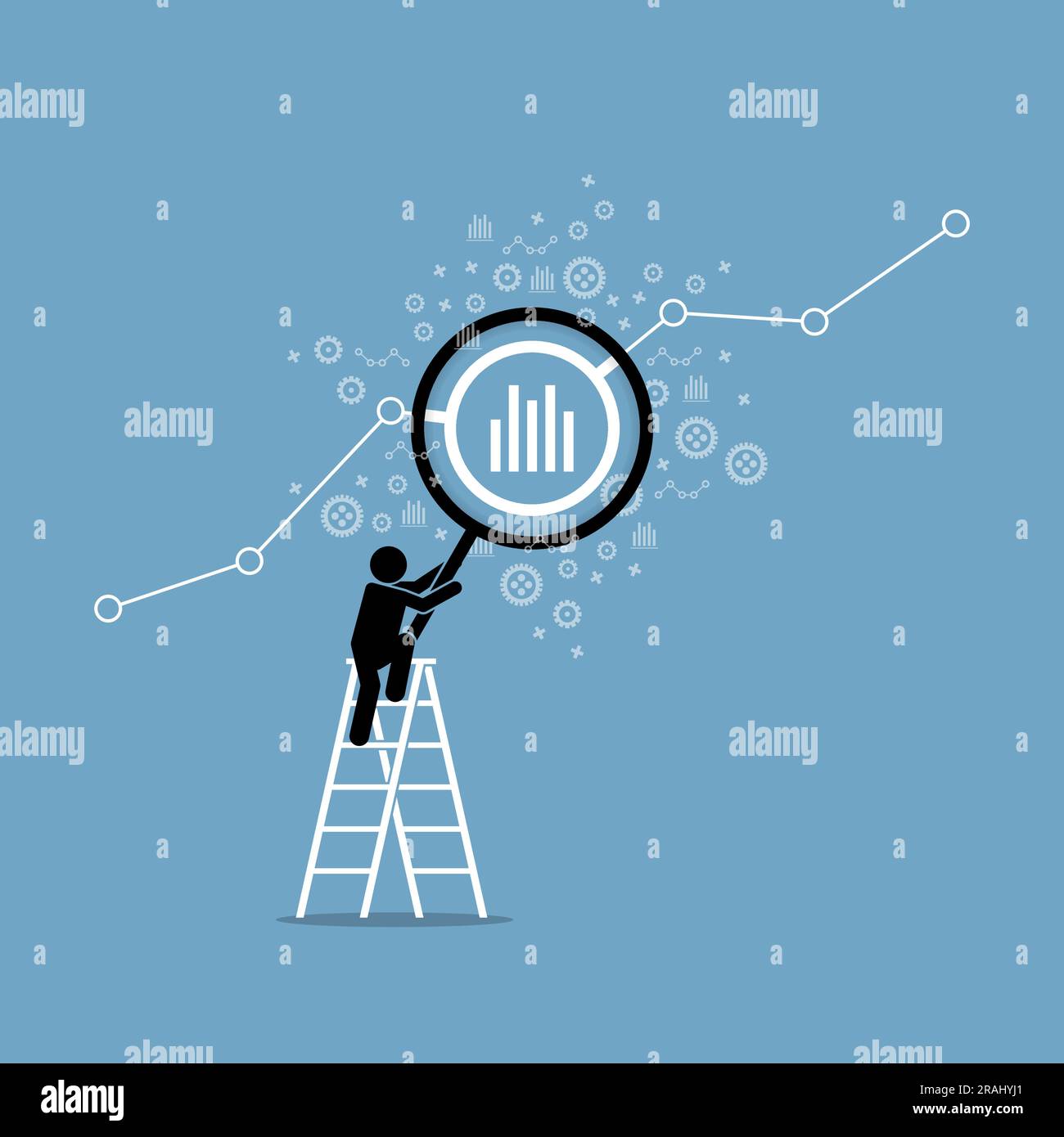 Market insights vector vectors hi-res stock photography and images - Alamy