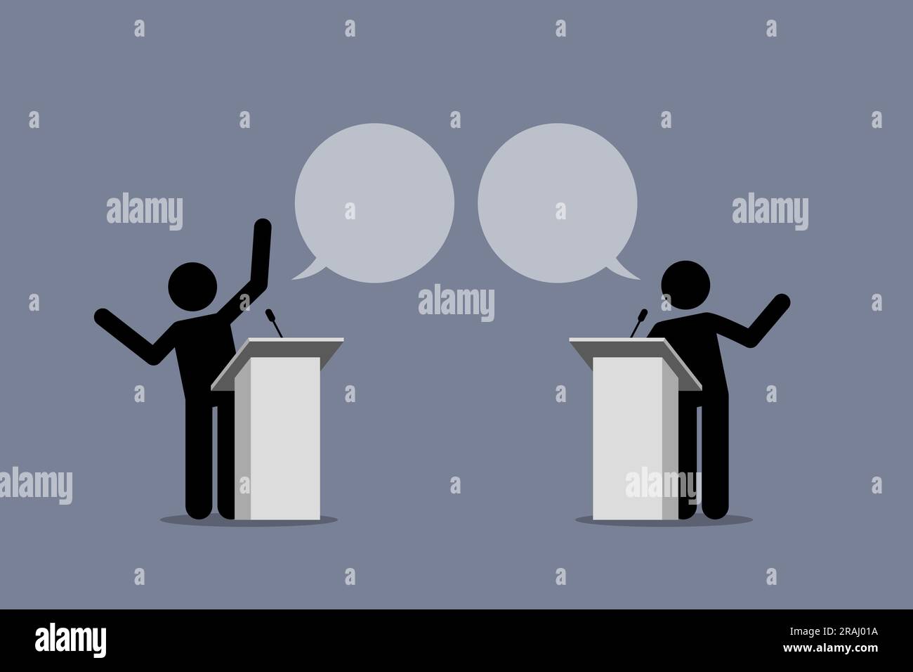 Two different view points Stock Vector Images - Alamy