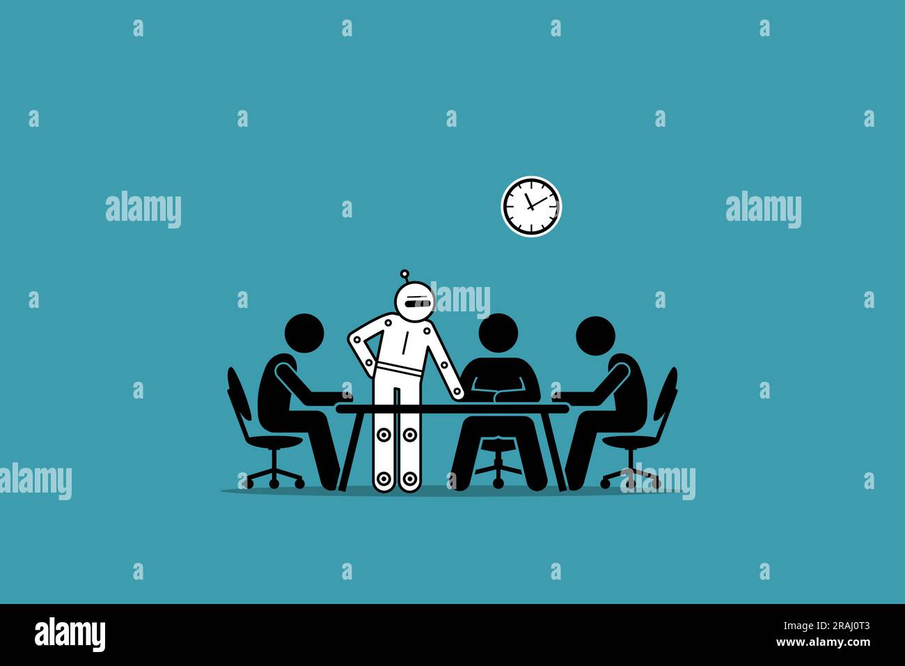 People getting AI artificial intelligence robot to help and give ...