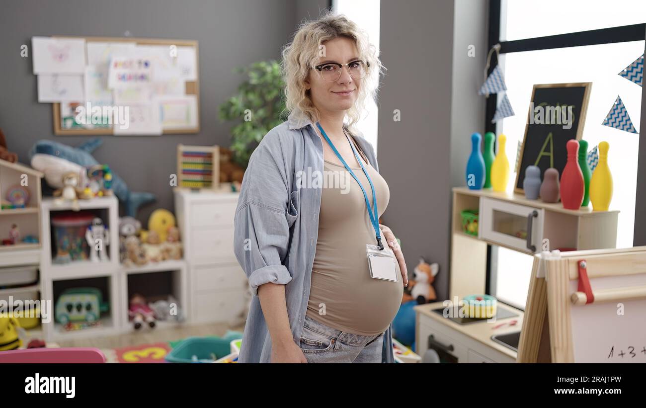 Pregnant teacher classroom hi-res stock photography and images - Alamy