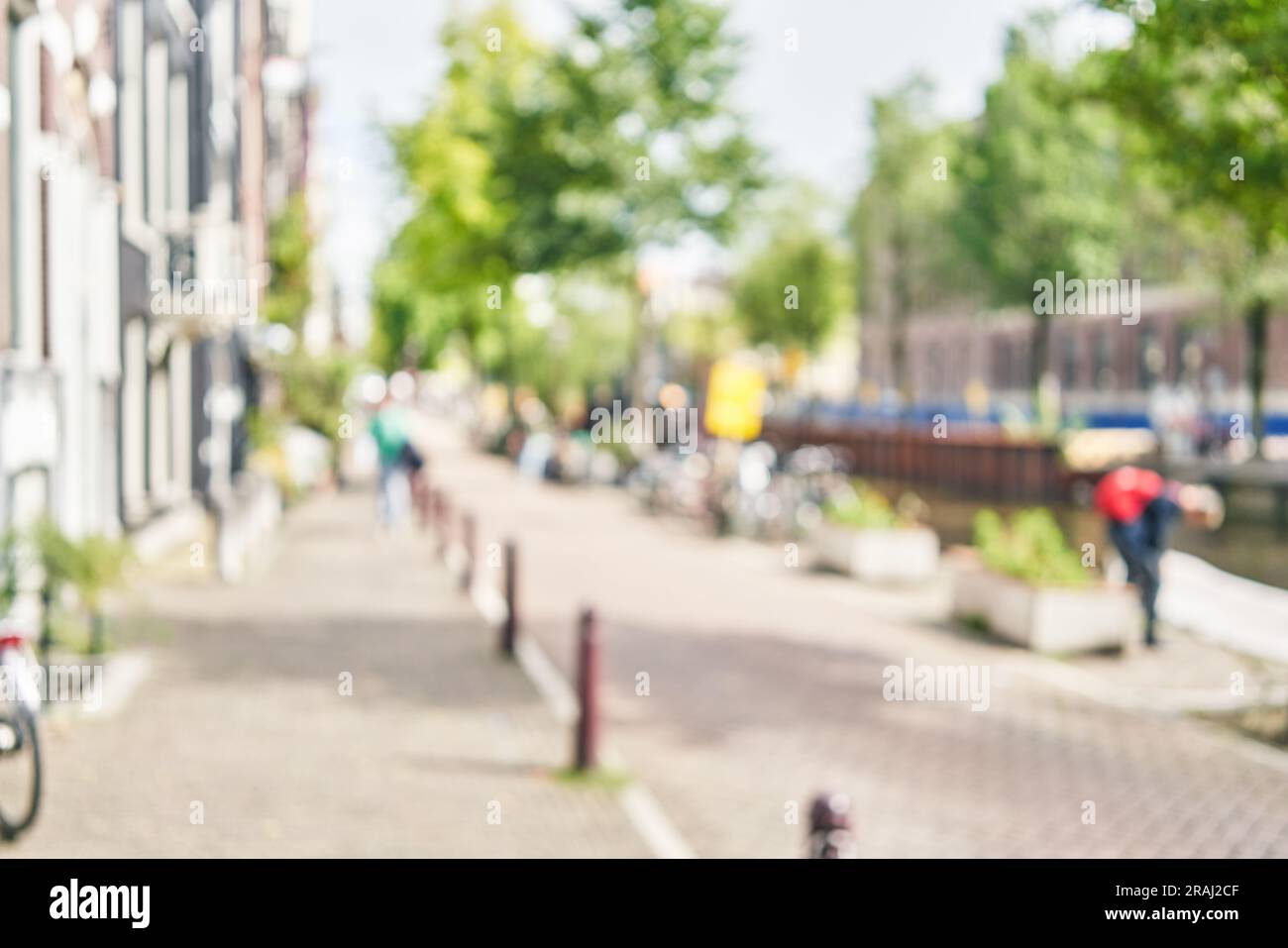 Blurred background of street Stock Photo - Alamy