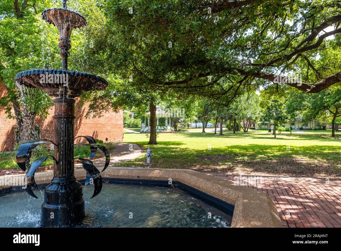 Dallas, TX, USA. 2 June 2023. Old City Park living history with 19th ...