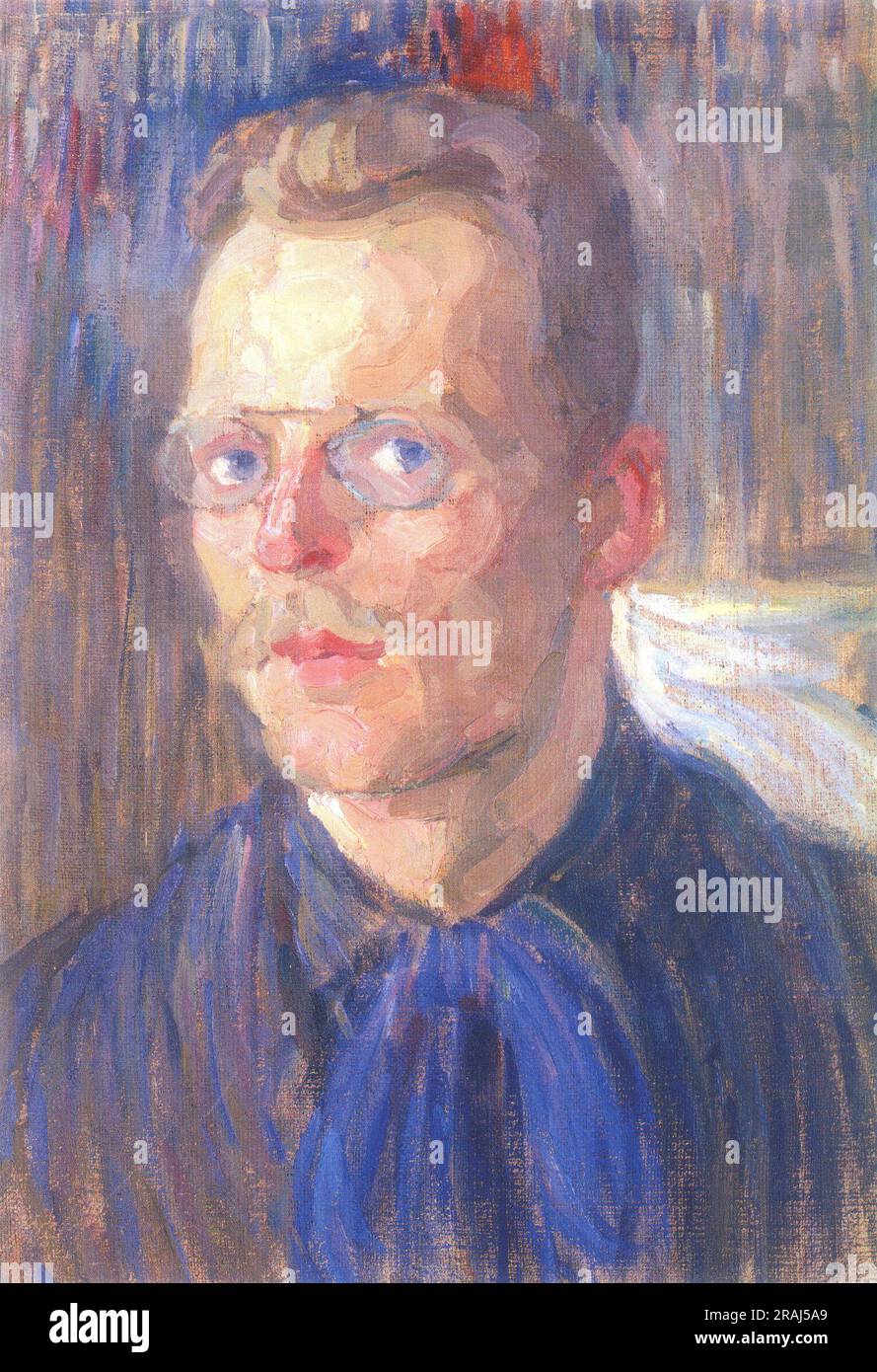 Self-portrait 1907; Kiev, Ukraine by Oleksandr Bogomazov Stock Photo ...