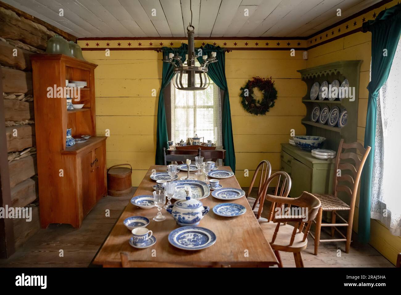 Dallas, TX, USA. 2 June 2023. Old City Park living history with 19th ...