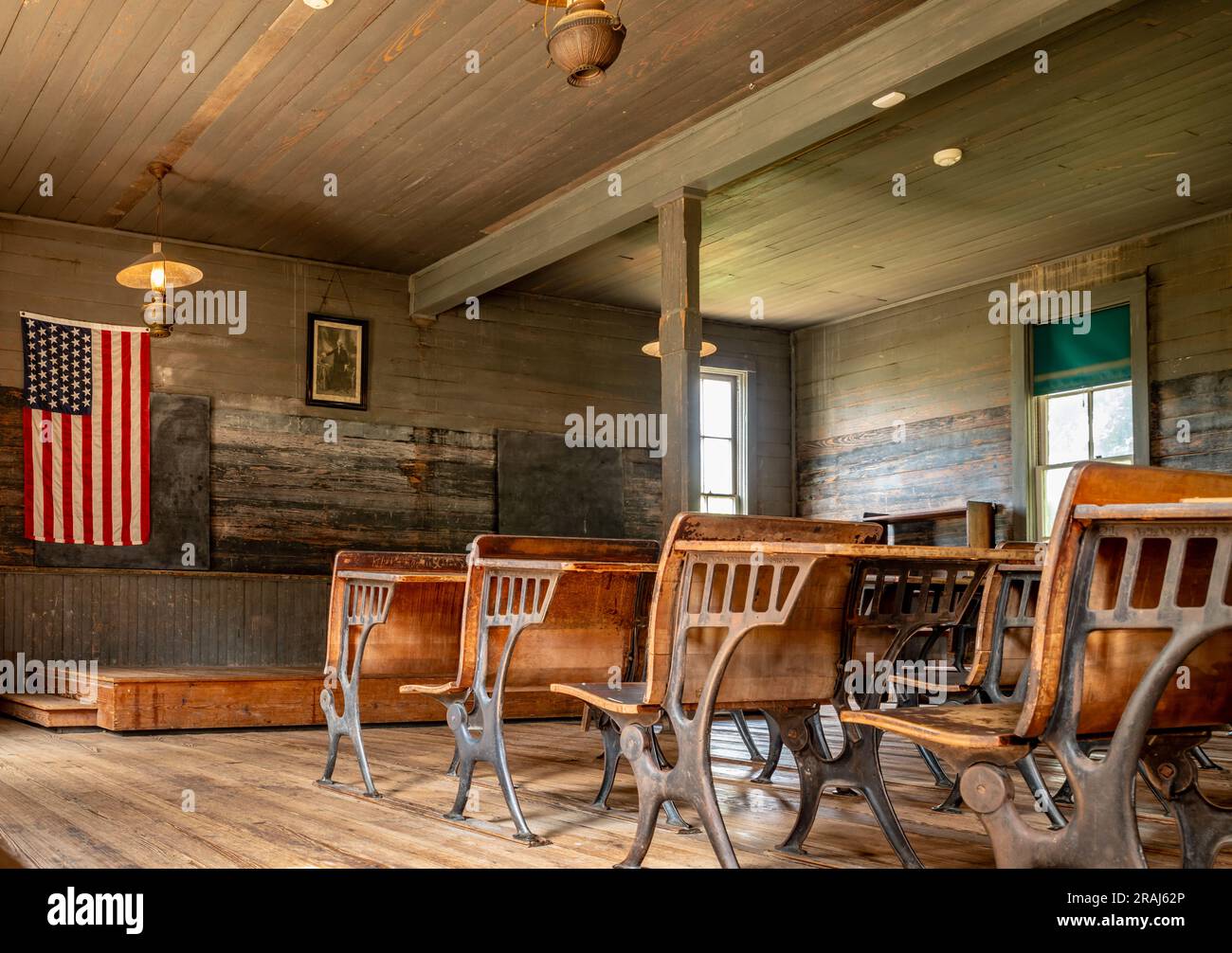 Dallas, TX, USA. 2 June 2023. Old City Park living history with 19th ...