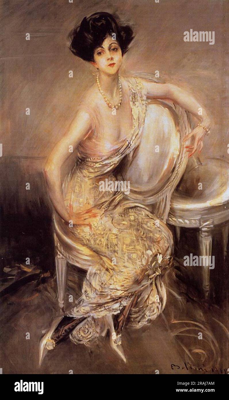 Portrait of Rita de Acosta Lydig 1911 by Giovanni Boldini Stock Photo - Alamy