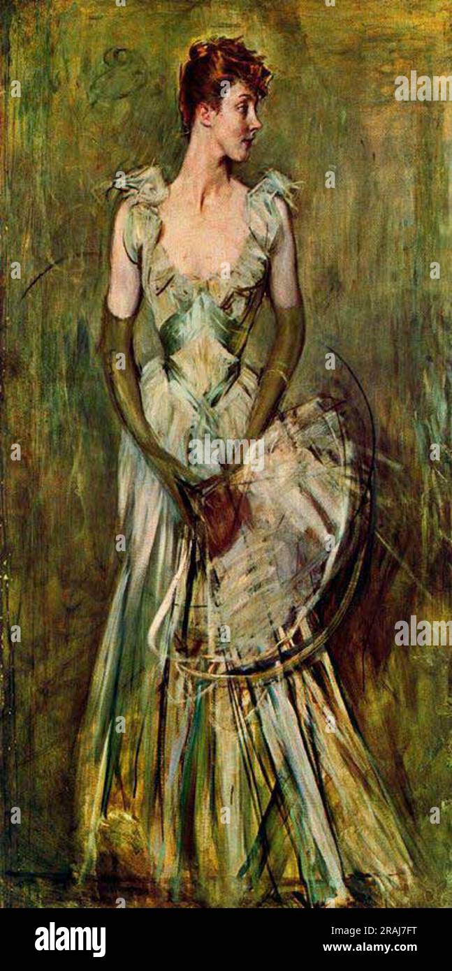 Portrait of Countess de Leusse 1890 by Giovanni Boldini Stock Photo - Alamy
