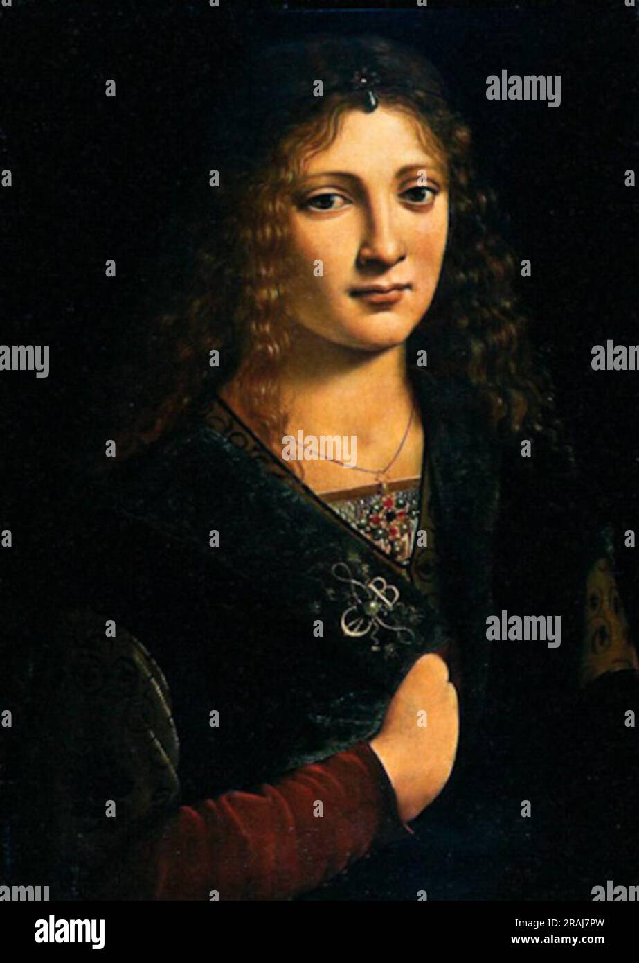 Portrait alleged to be of Anne Whateley (in fact likely to be Girolamo ...