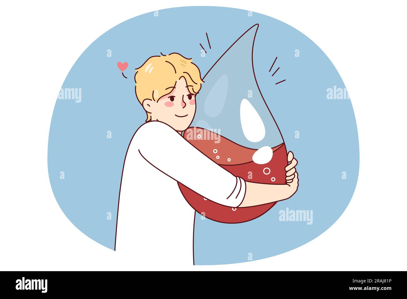 Blood hemoglobin cartoon hi-res stock photography and images - Alamy