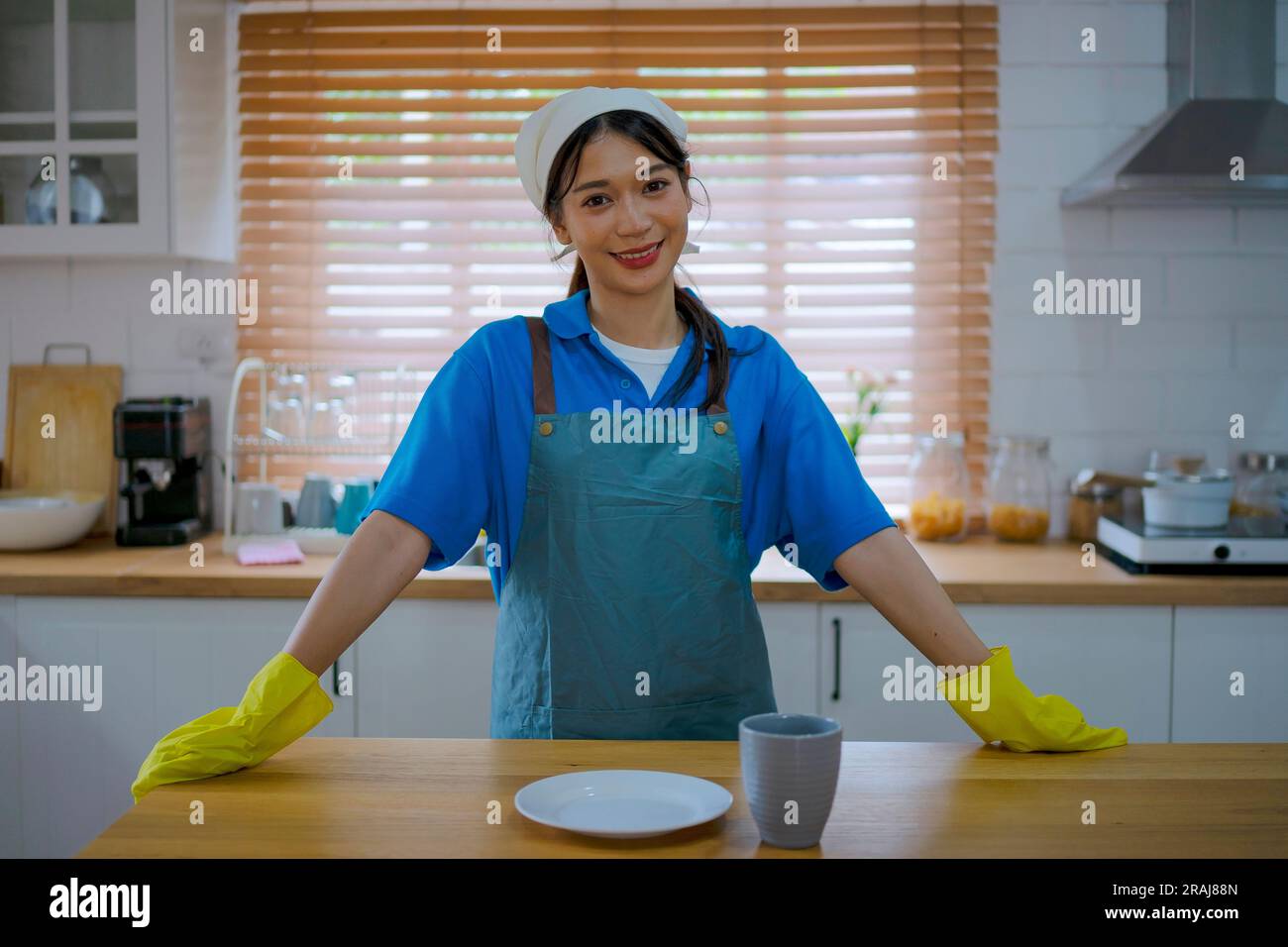 Cleaning service for hire hi-res stock photography and images - Alamy