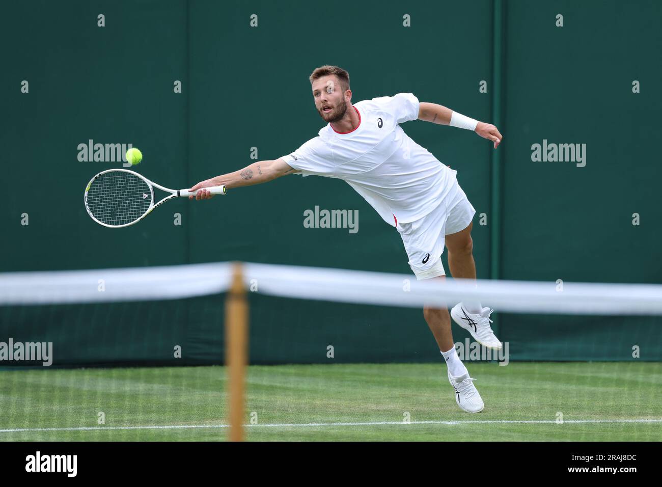 Wimbledon, England, 03/07/2023, Corentin Moutet (Fra) during the 2023 ...