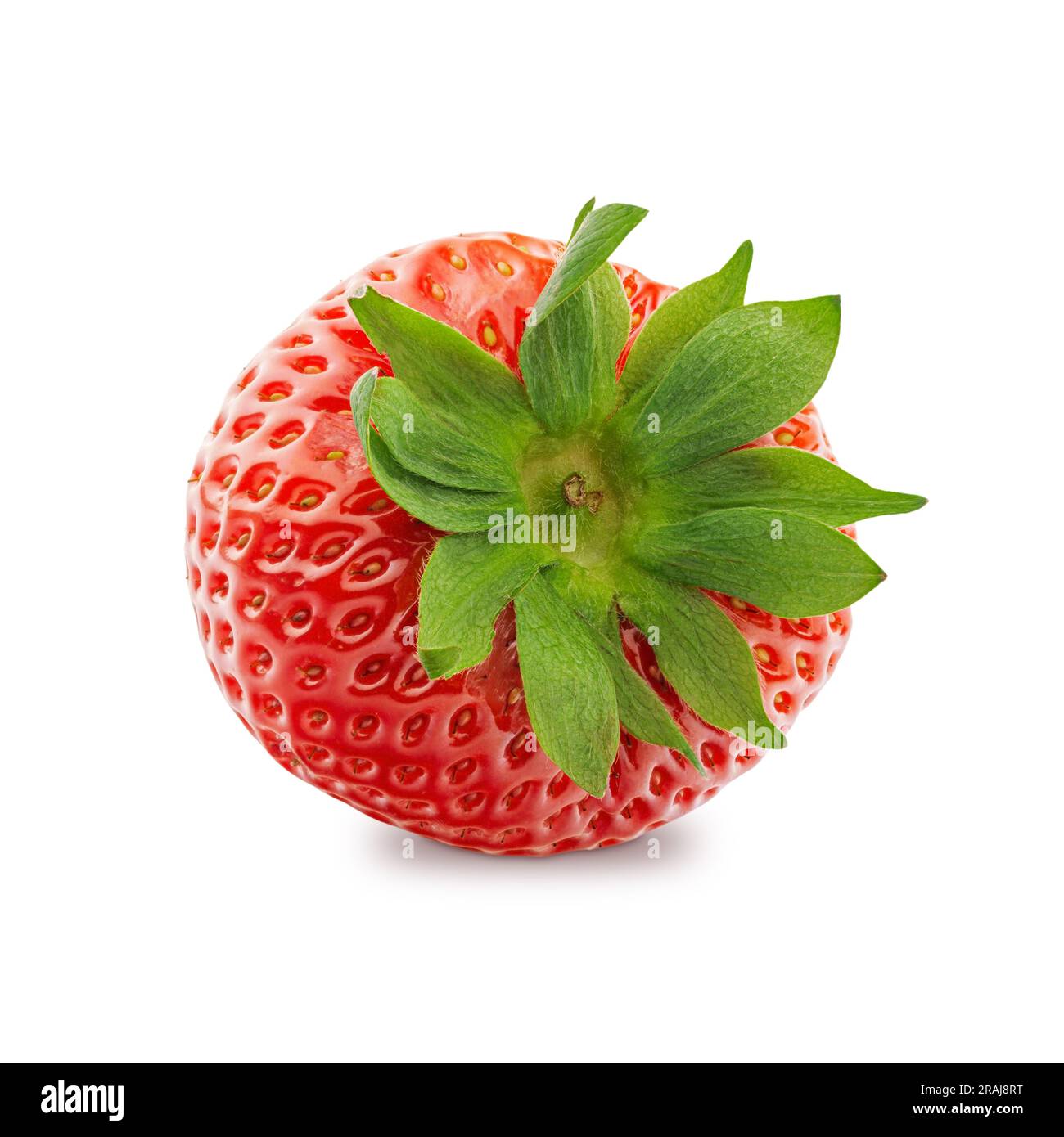 Strawberry isolated on white background Stock Photo - Alamy