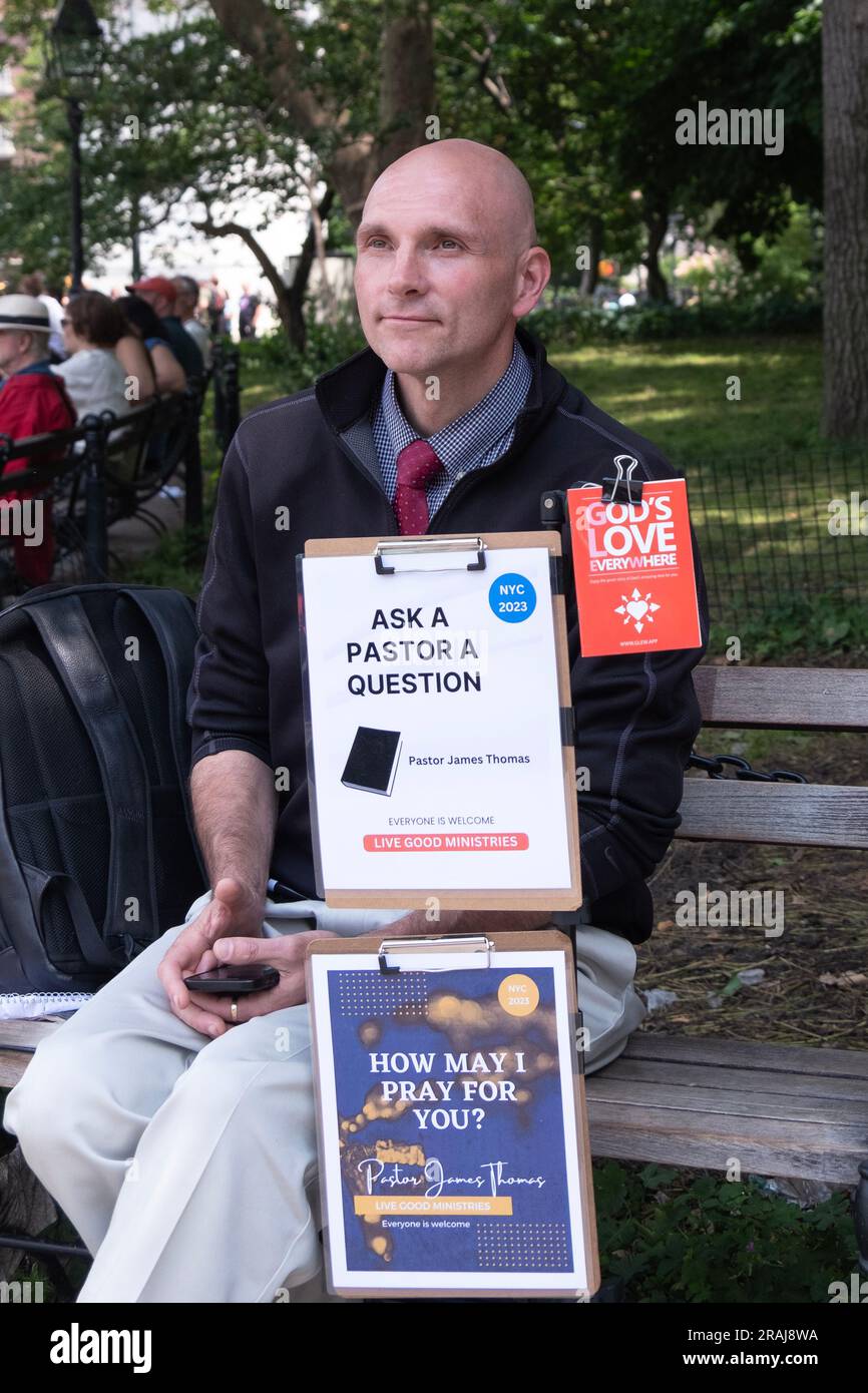 Posed portrait of Pastor James Thomas of the Live Good Ministries ...