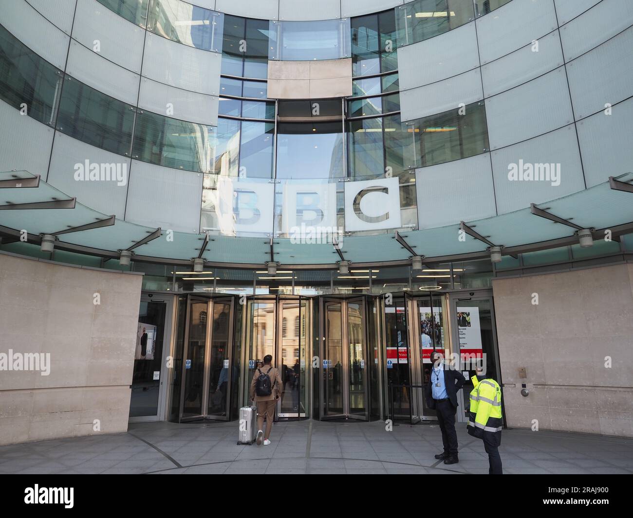 LONDON, UK - JUNE 07, 2023: BBC Broadcasting House headquarters of the ...