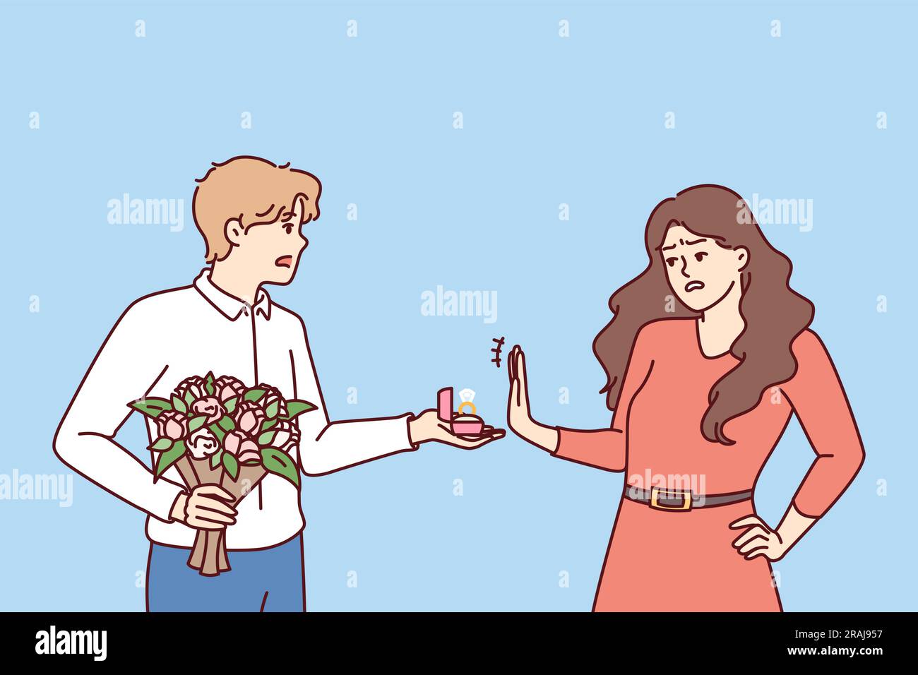 Unsuccessful wife Stock Vector Images - Alamy