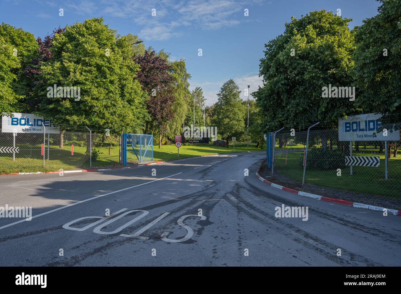Navan, County Meath, Ireland, 4th Julu 2023. Boliden Tara Mines entry ...