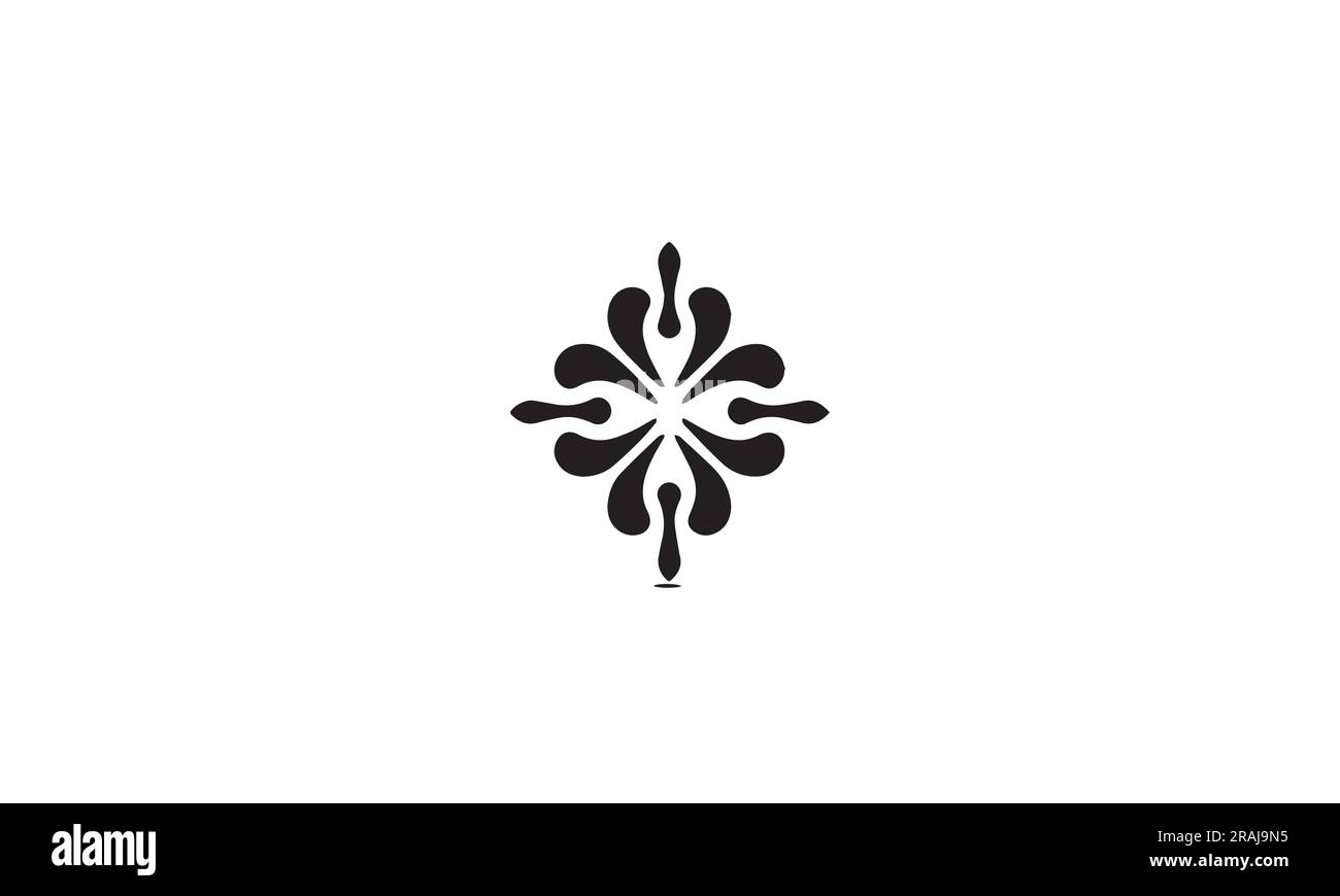 Abstract People symbol, togetherness and community concept design black ...