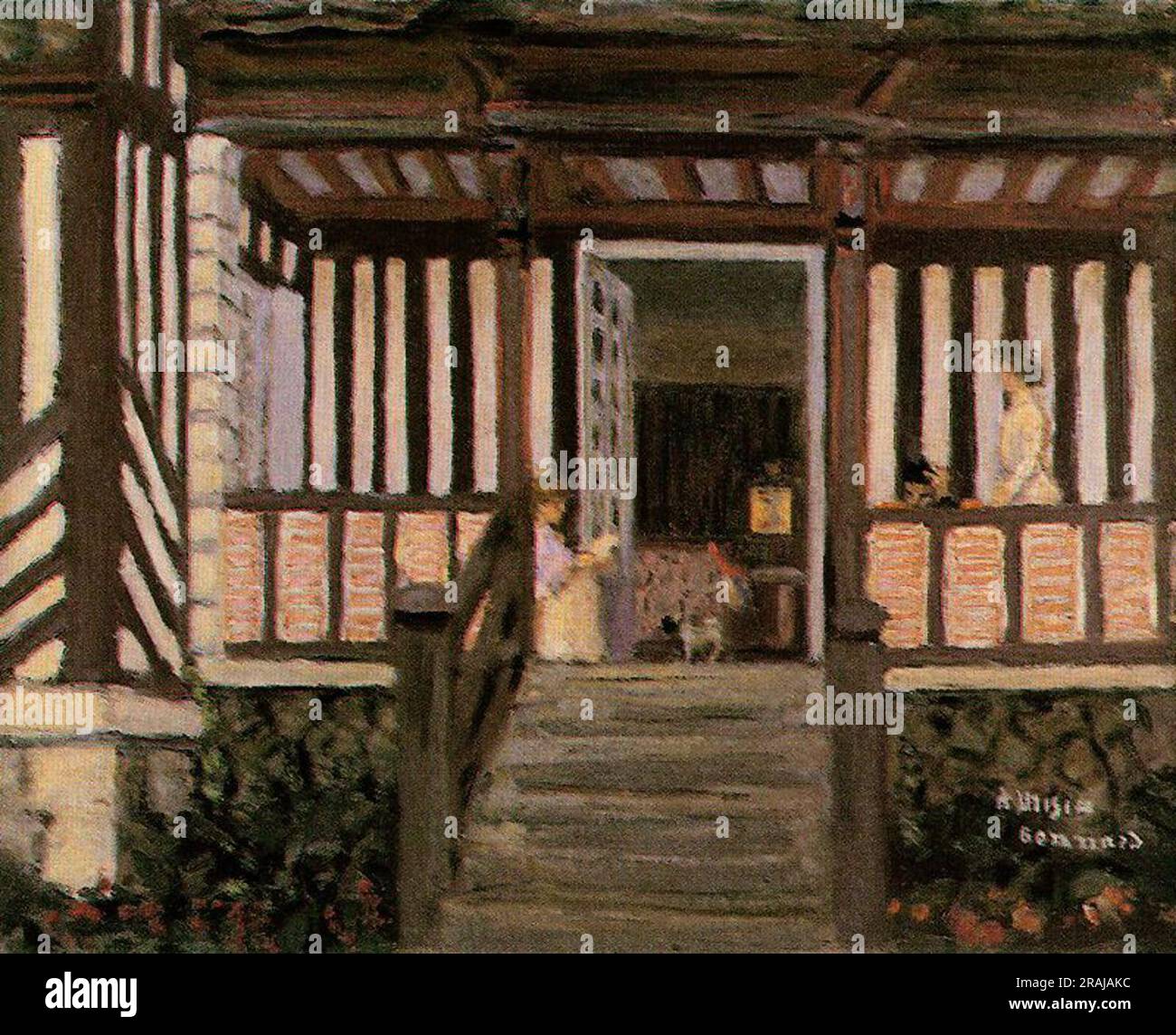 The House of Misia Sert 1906 by Pierre Bonnard Stock Photo - Alamy