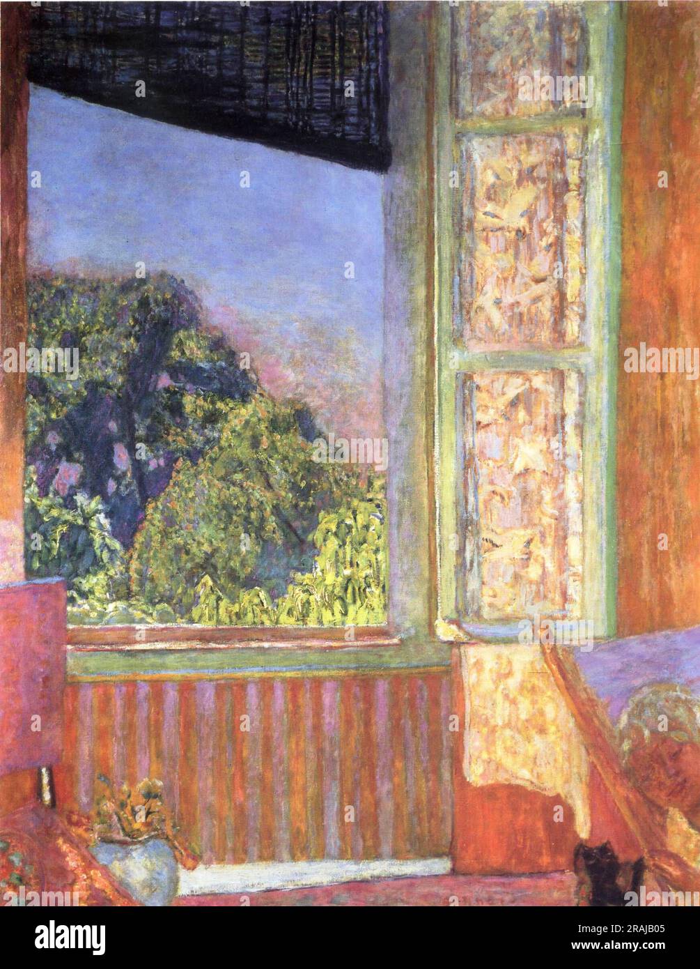 The Open Window 1921 by Pierre Bonnard Stock Photo - Alamy