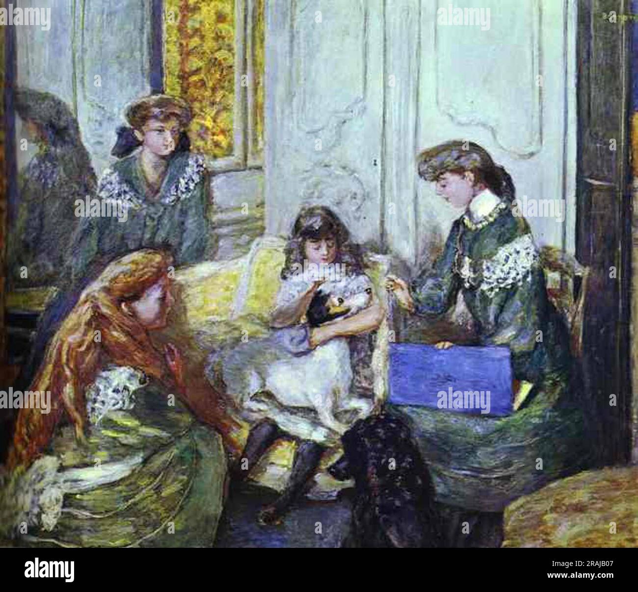 Natanson Girls 1910 by Pierre Bonnard Stock Photo - Alamy