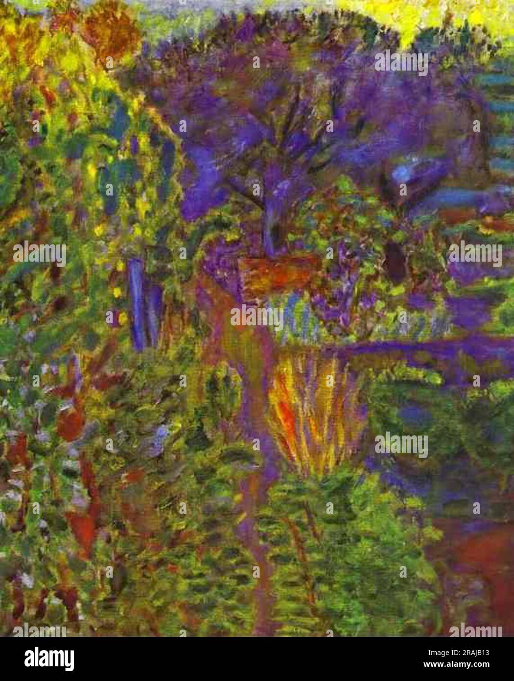 Garden at Midday 1943 by Pierre Bonnard Stock Photo - Alamy