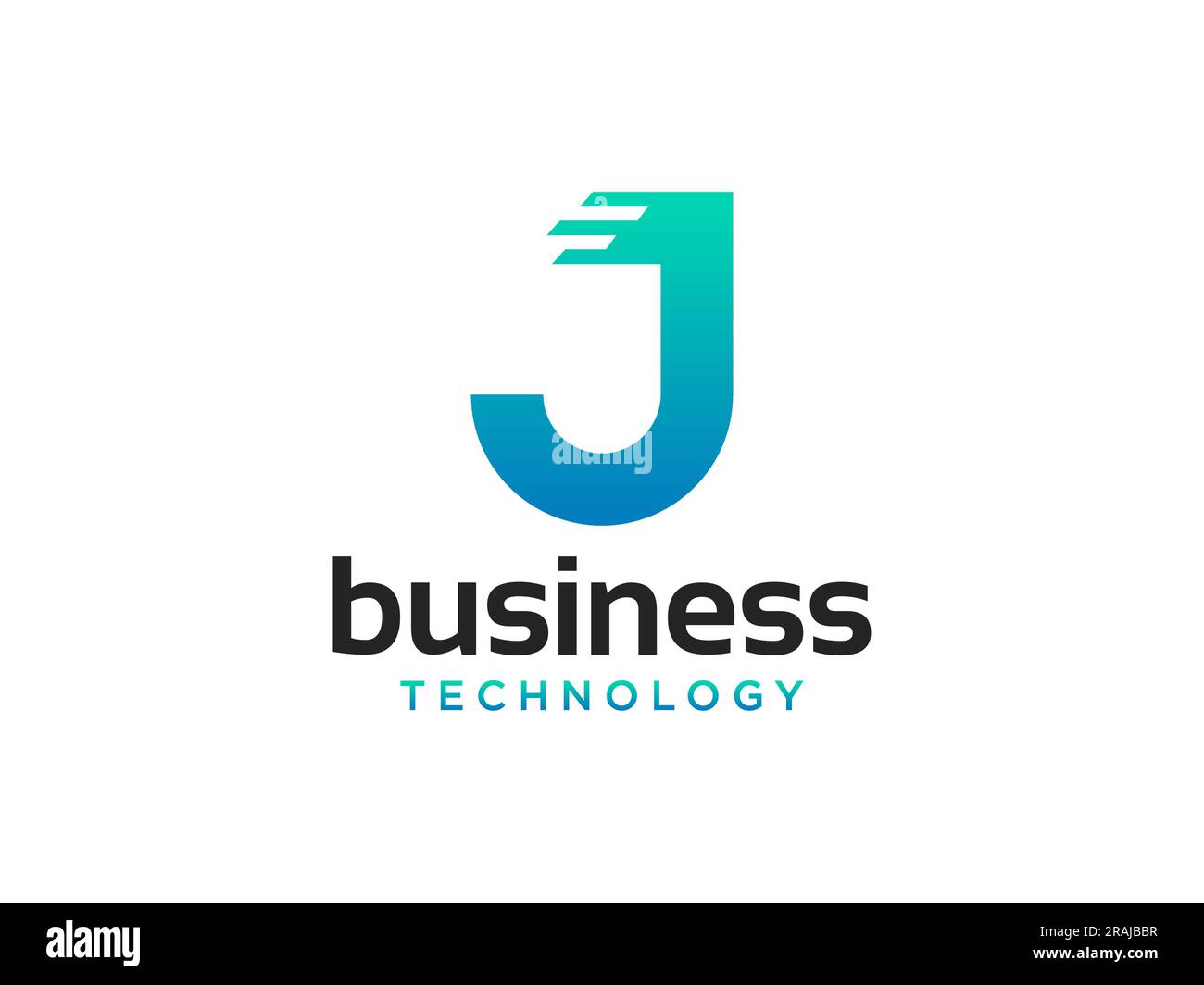 Abstract Initial Letter J Logo. Geometric Shape. Usable for Business ...