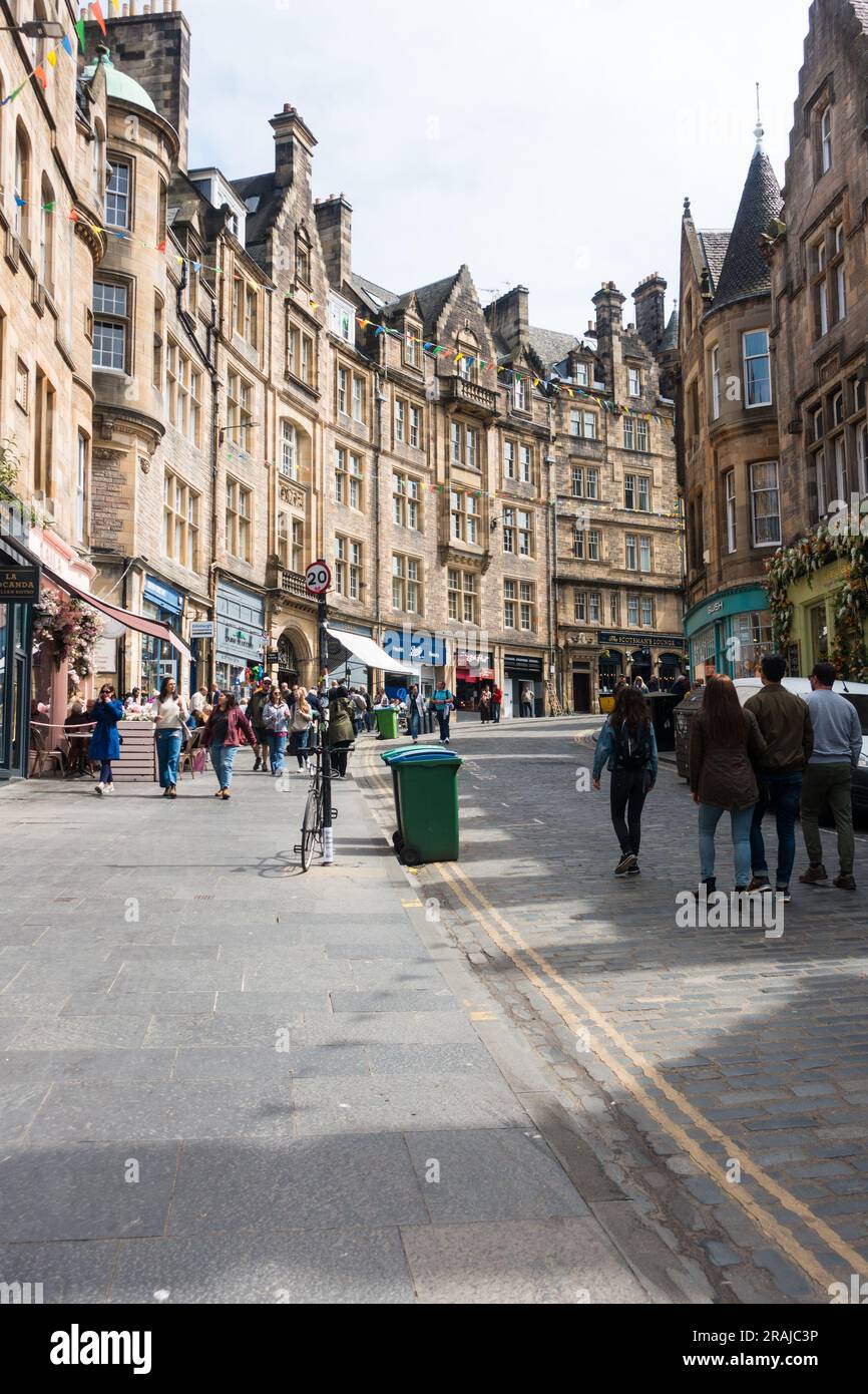 Cockburn St,Edinburgh, Scotland, UK Stock Photo - Alamy