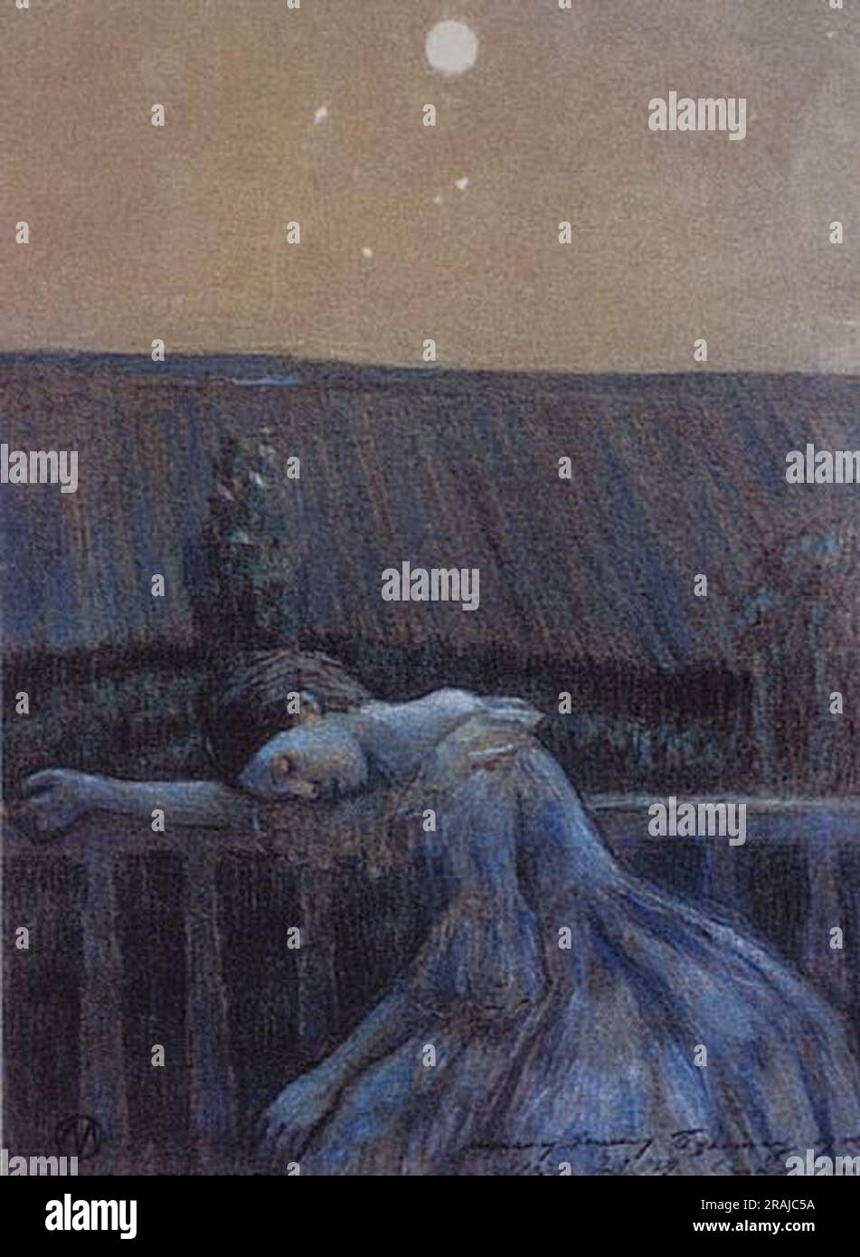 On a Balcony 1899; Russian Federation by Victor Borisov-Musatov Stock ...