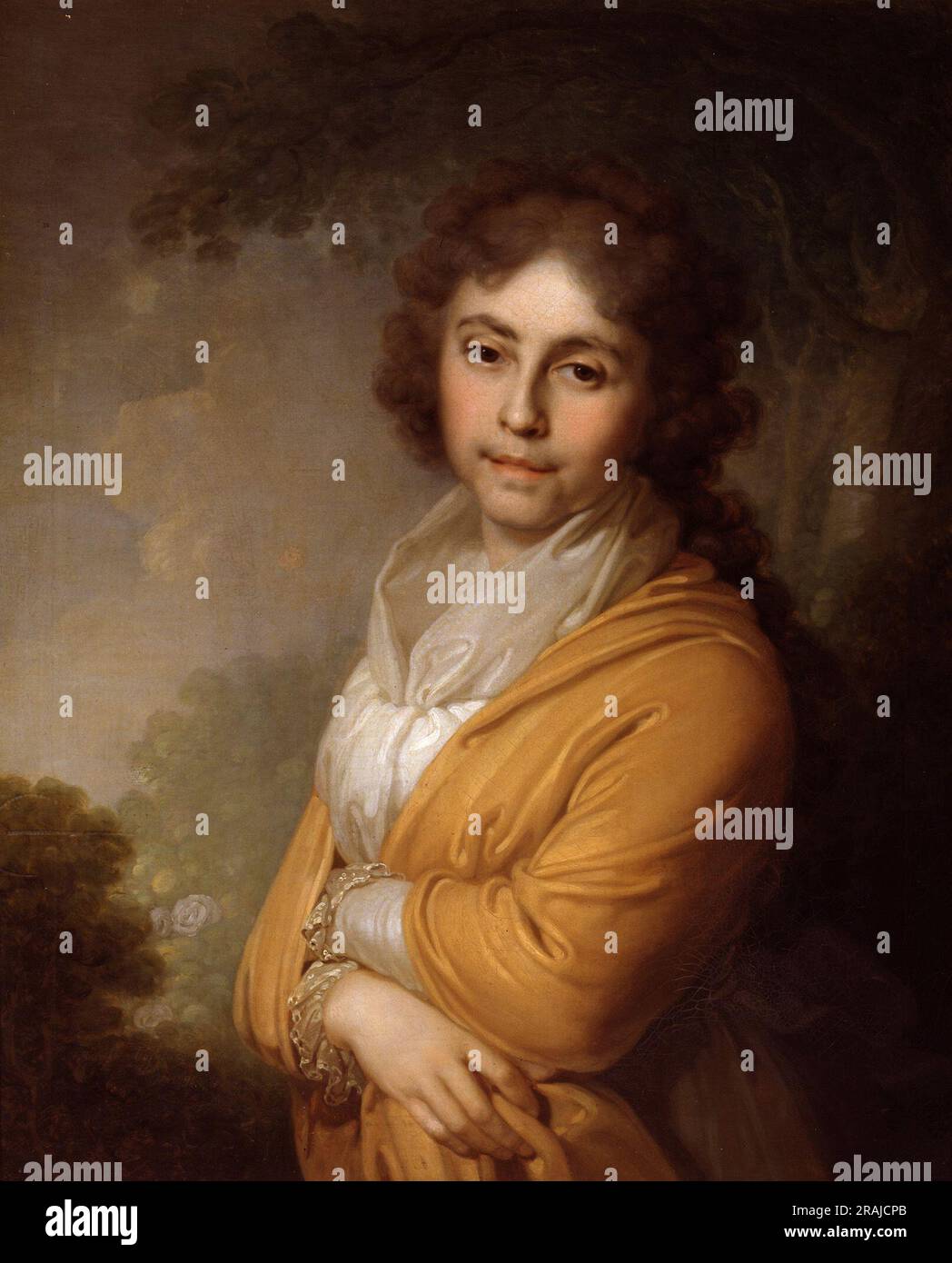 Portrait of Princess N.I. Kurakin 1795 by Vladimir Borovikovsky Stock Photo - Alamy