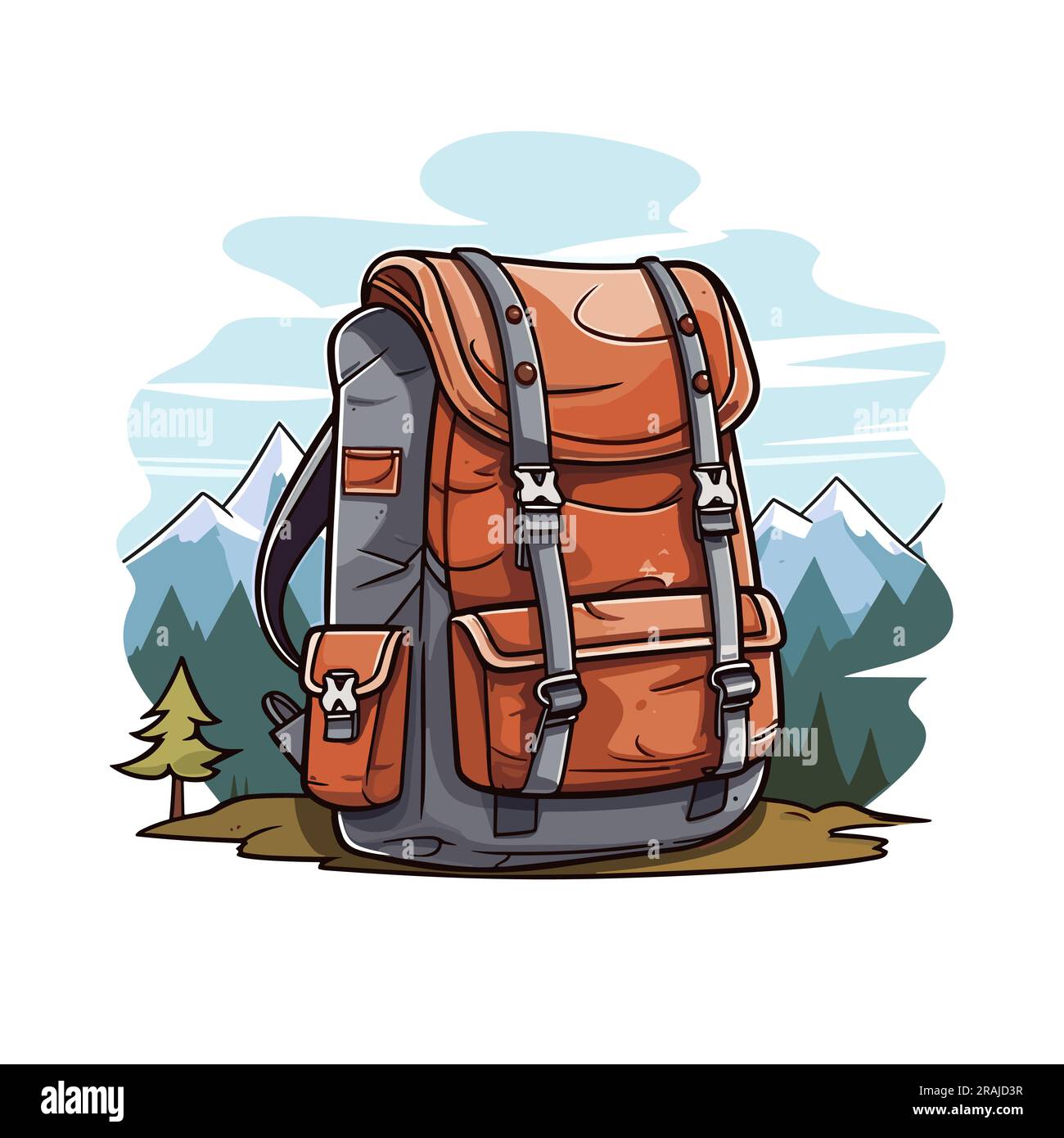 Hiking marker symbol Cut Out Stock Images & Pictures - Alamy