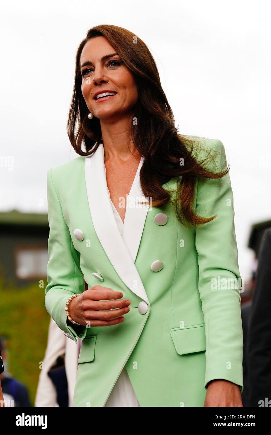 The Princess of Wales, Patron of the All England Lawn Tennis Club ...