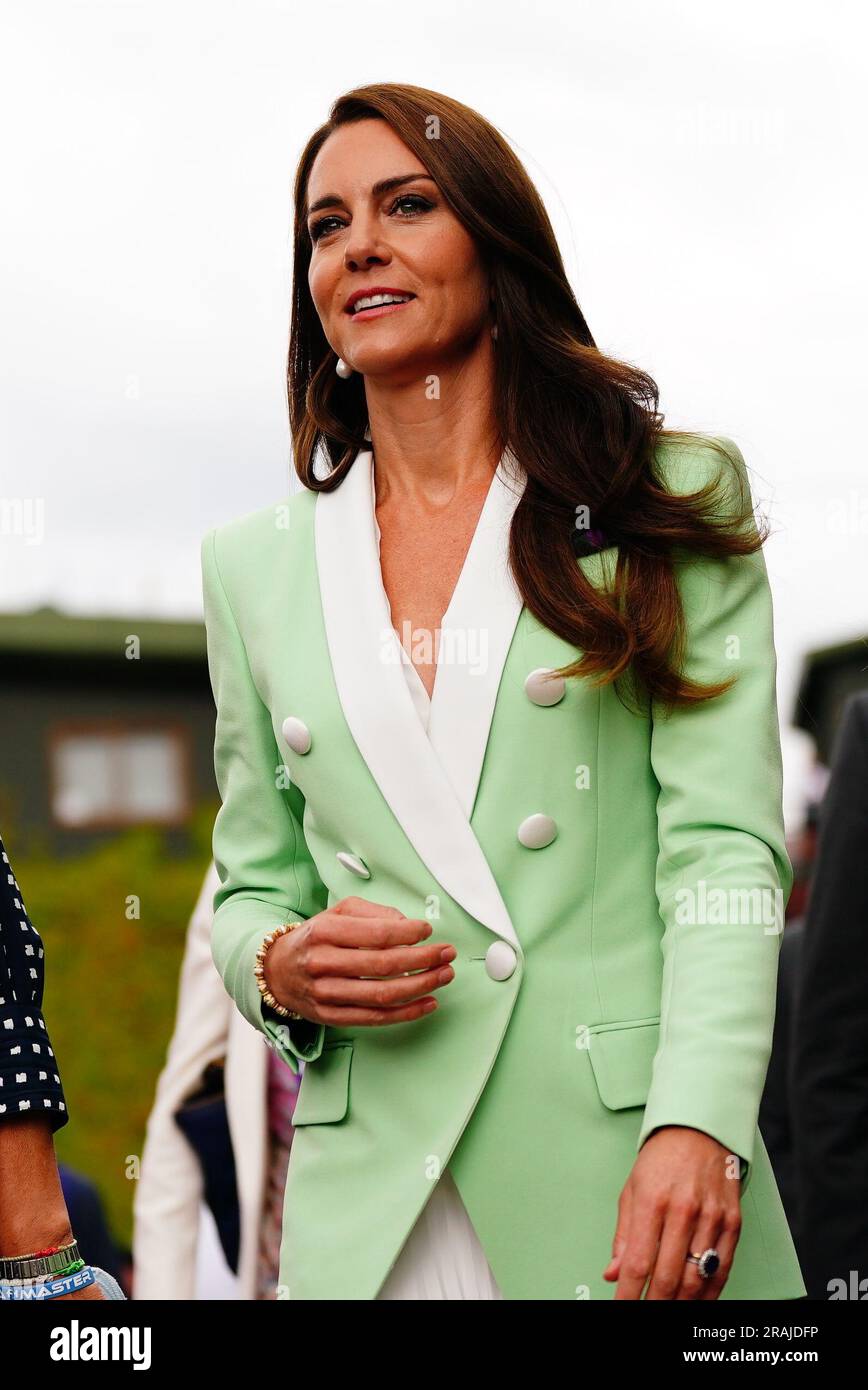 The Princess of Wales, Patron of the All England Lawn Tennis Club ...