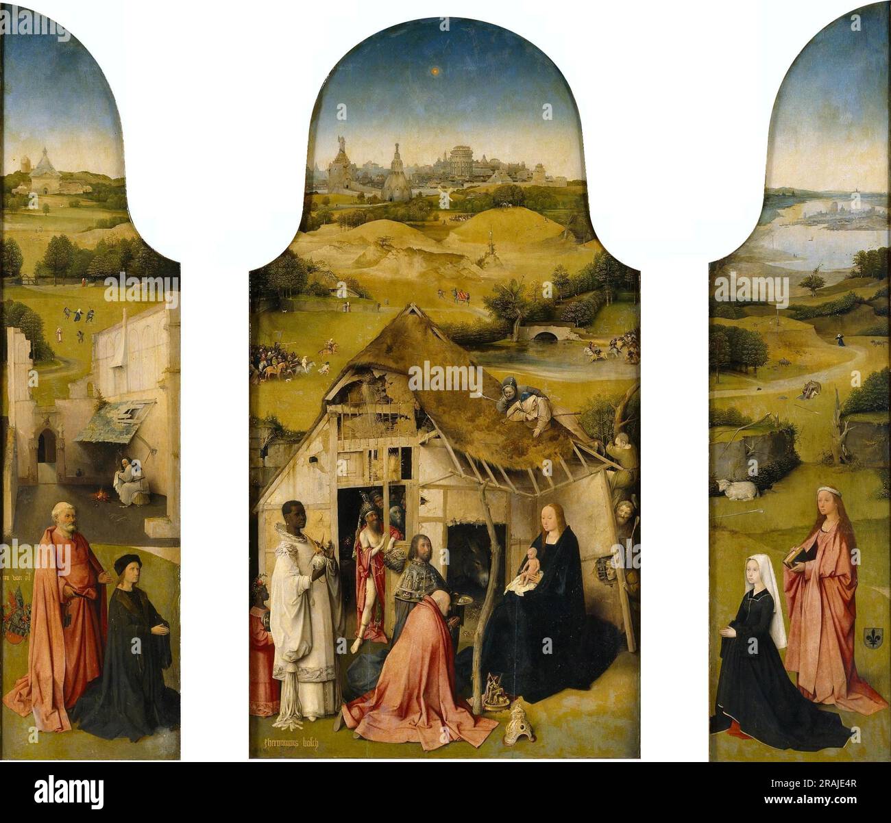 The Adoration of the Magi 1510 by Hieronymus Bosch Stock Photo - Alamy