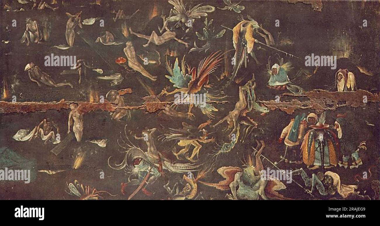 The Last Judgement (detail) 1480 by Hieronymus Bosch Stock Photo - Alamy