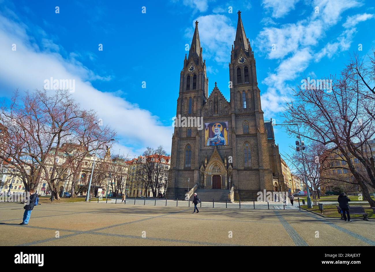 Namesti miru the peace square hi-res stock photography and images - Alamy