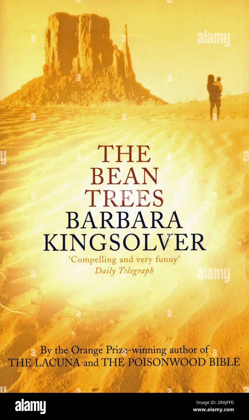 Book cover. "The Bean Trees" by Barbara Kingsolver Stock Photo - Alamy