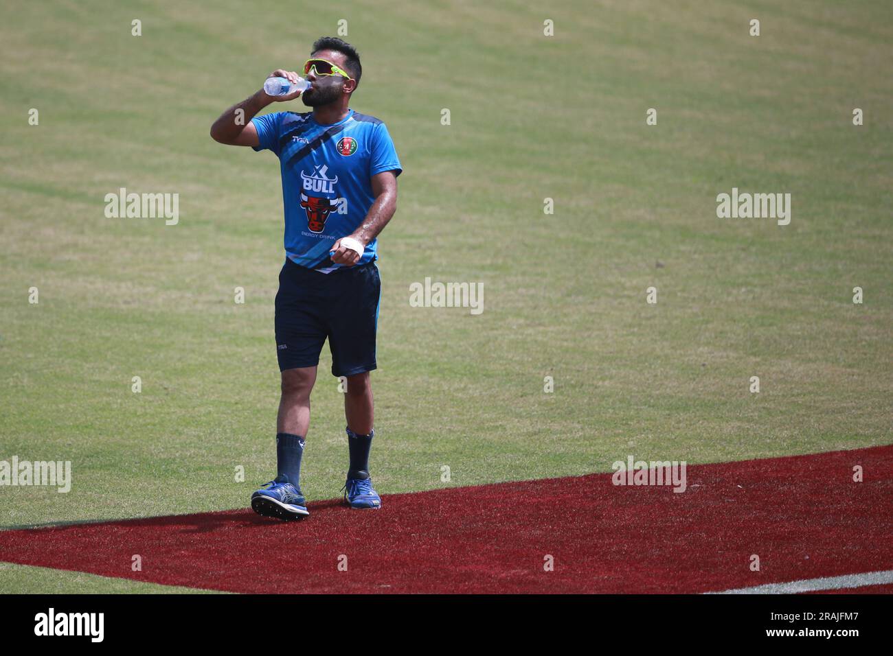 Captain Hashmatullah Shahidi during the Afghanistan practice session at ...