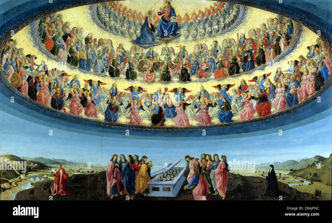 The Assumption of the Virgin 1475 - 1477; Italy by Francesco Botticini ...