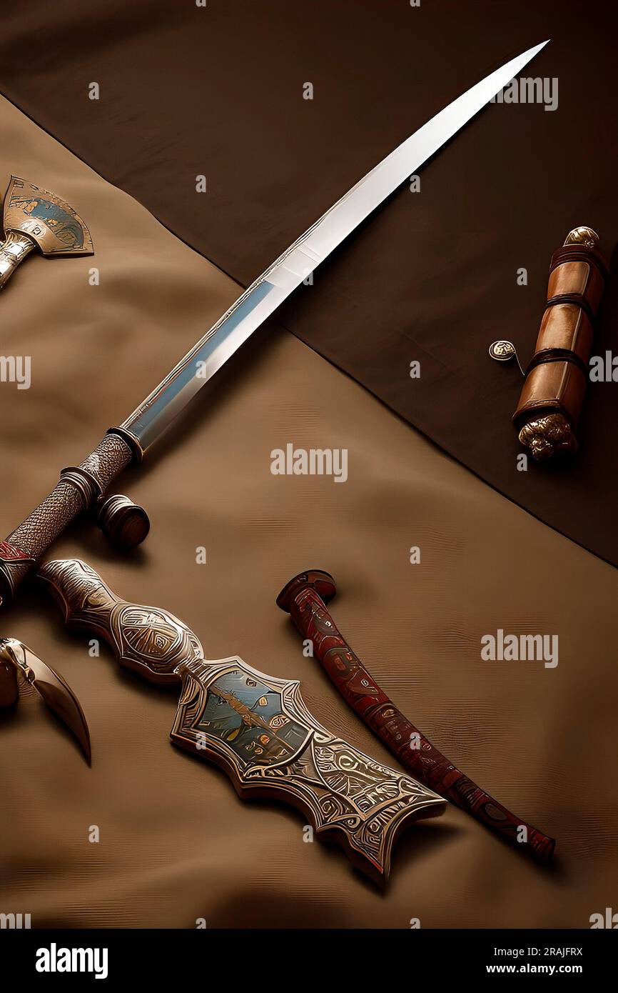 Cold weapons of the middle ages hi-res stock photography and images - Alamy